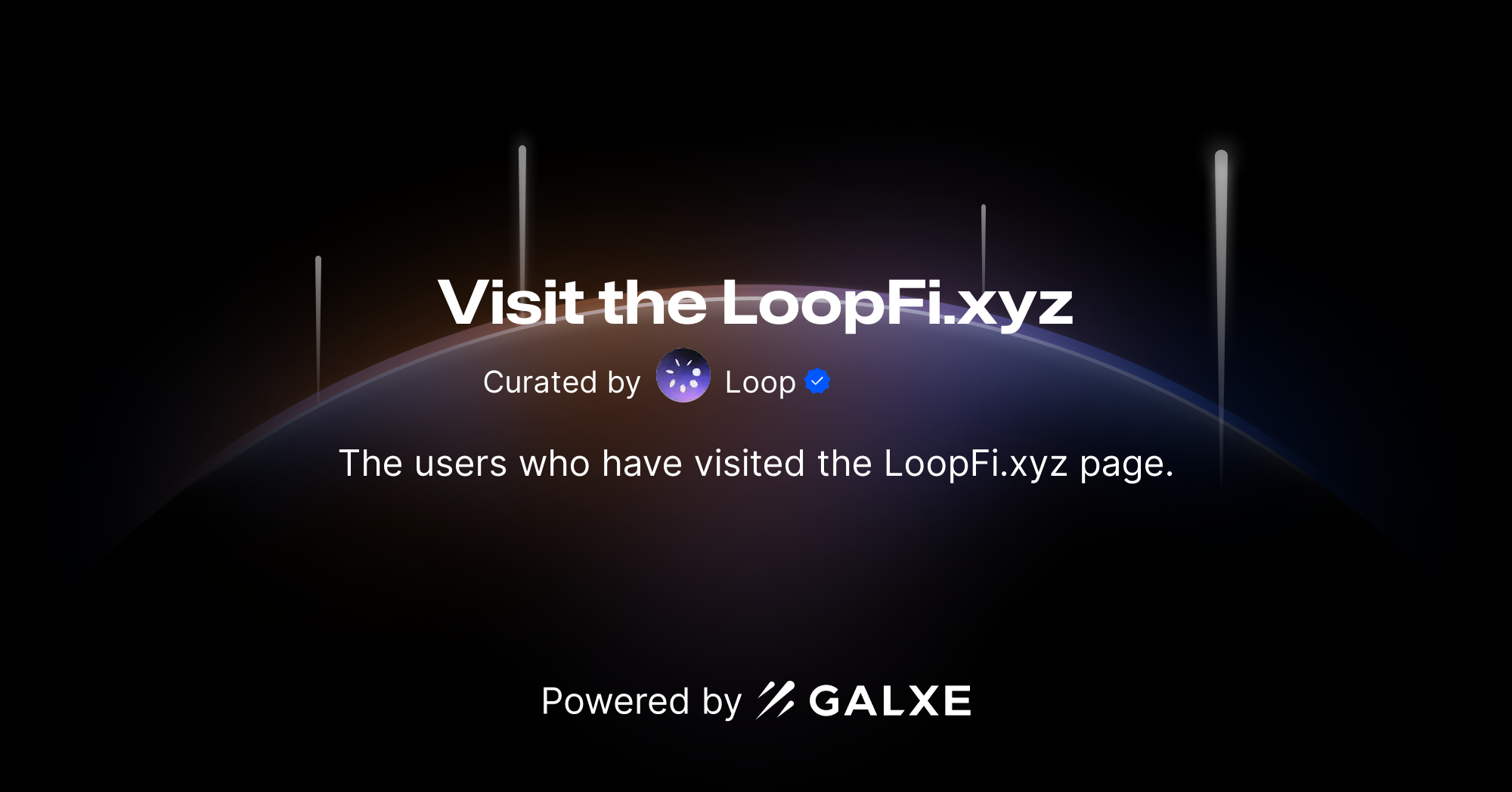 Visit the LoopFi.xyz Credential | Galxe