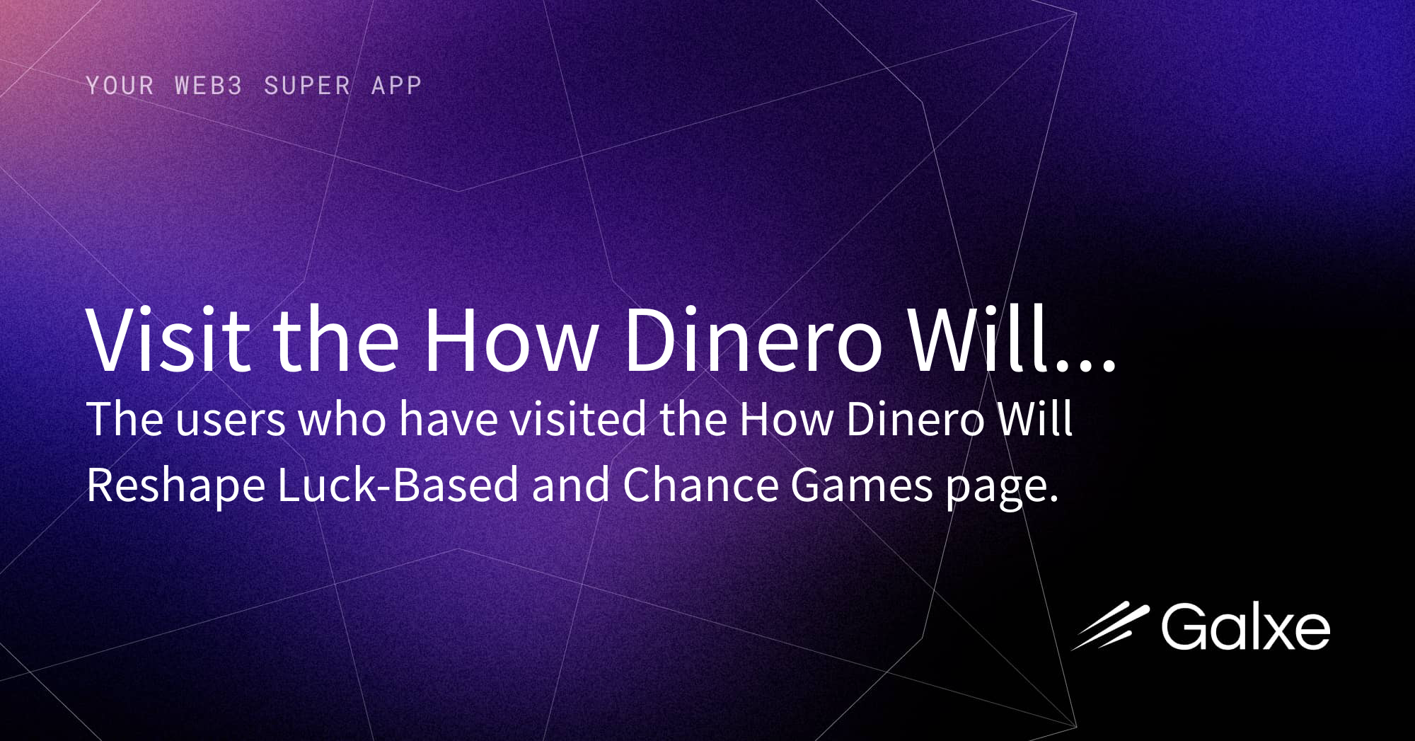 Visit the How Dinero Will Reshape Luck-Based and Chance Games ...