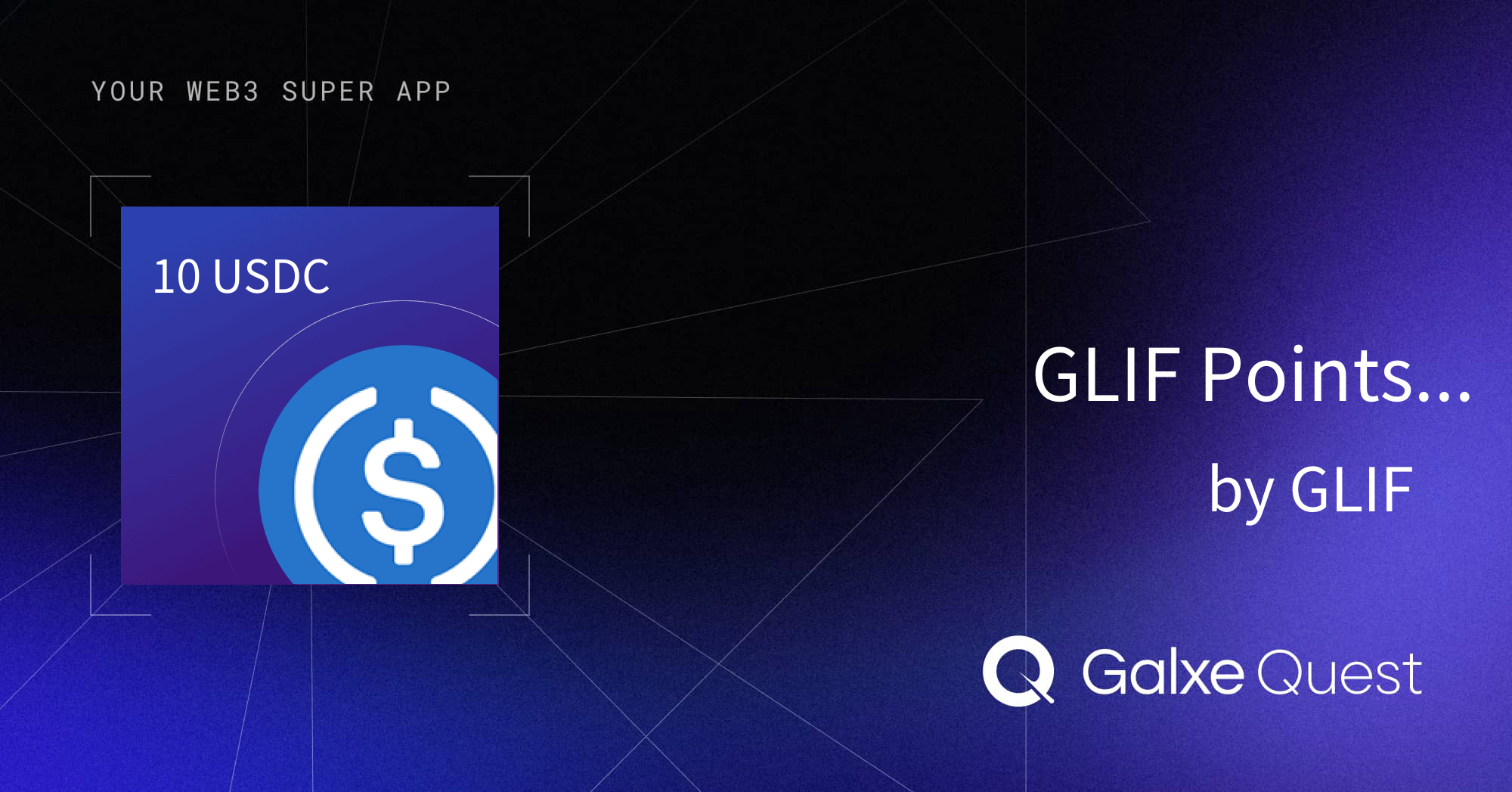GLIF Points Announcement by GLIF | Galxe Quest