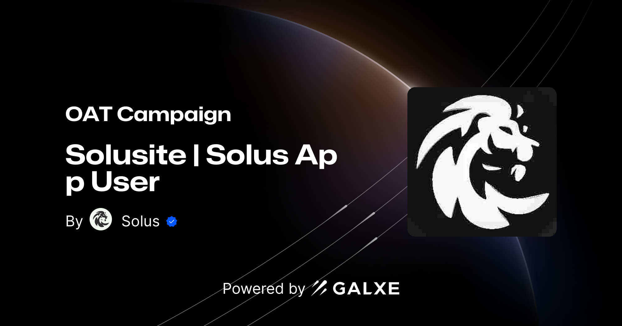 Solusite | Solus App User by Solus | Galxe Quest