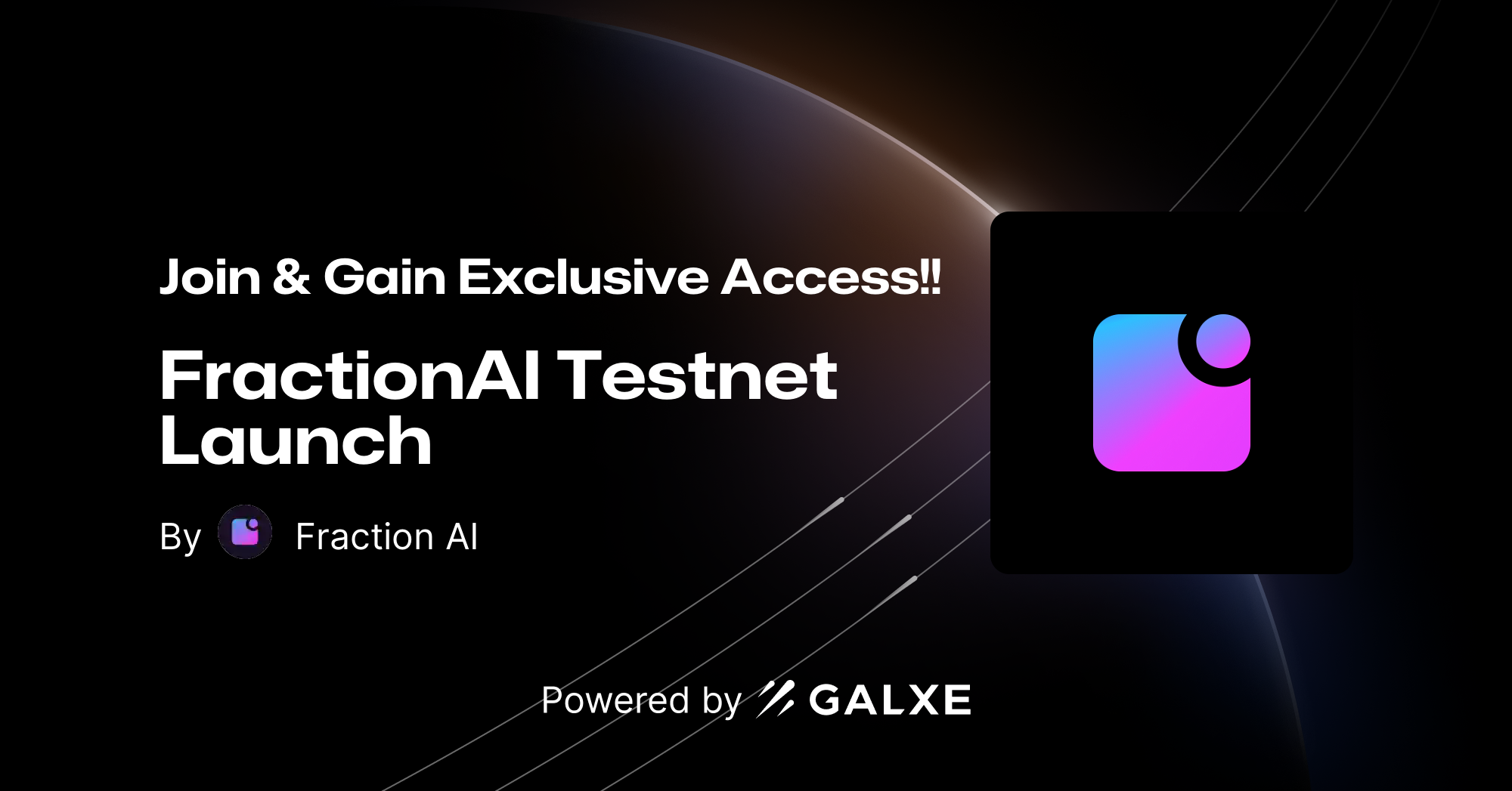 FractionAI Testnet Launch 🚀🚀 by Fraction AI | Galxe Quest