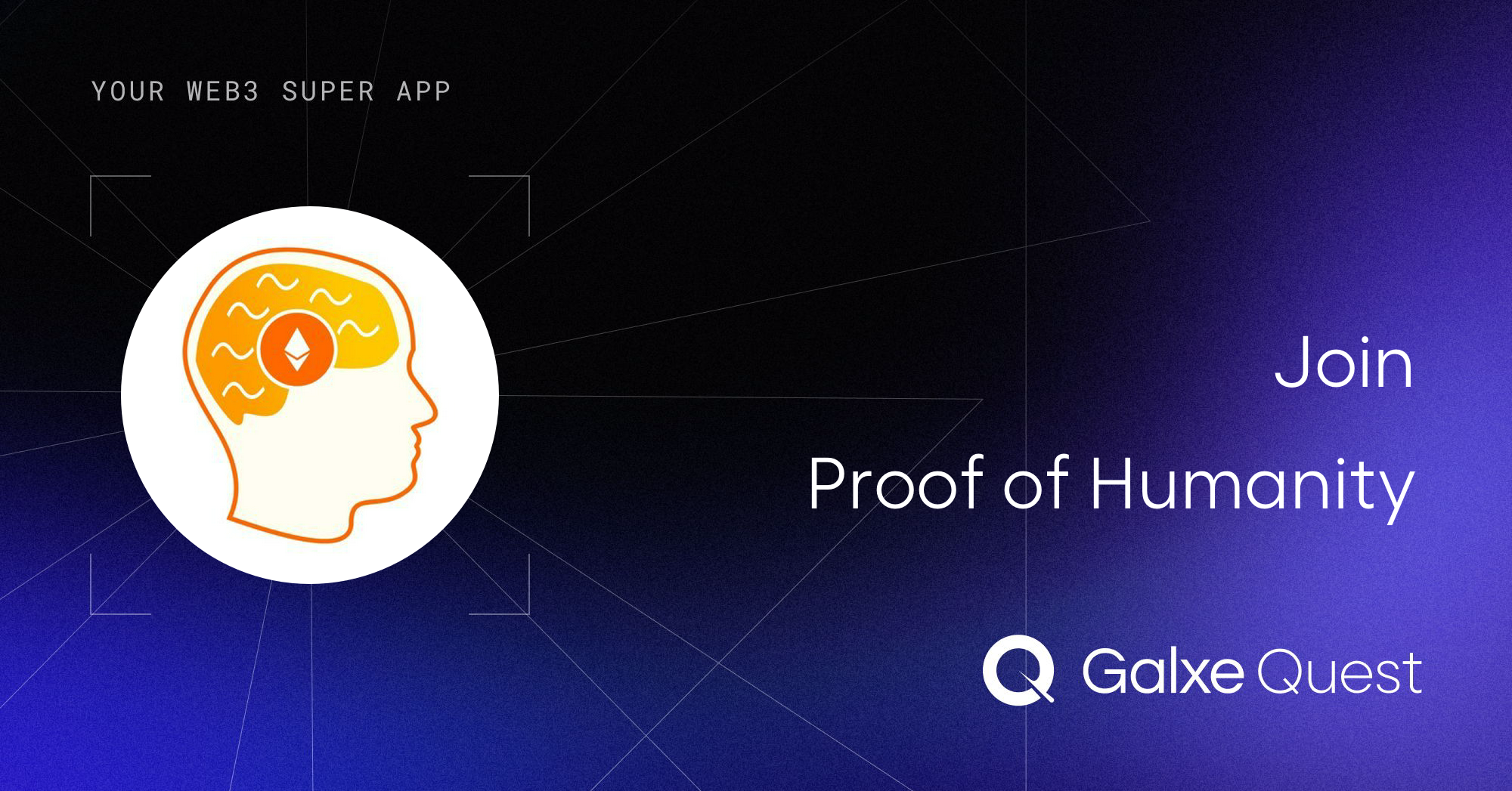 Join Proof of Humanity on Galxe Quest