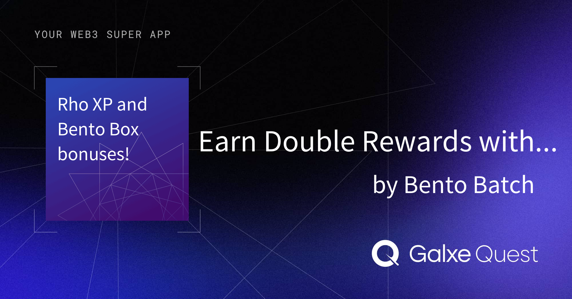 Earn Double Rewards with Bento Batch & Rho Market! by Bento Batch ...
