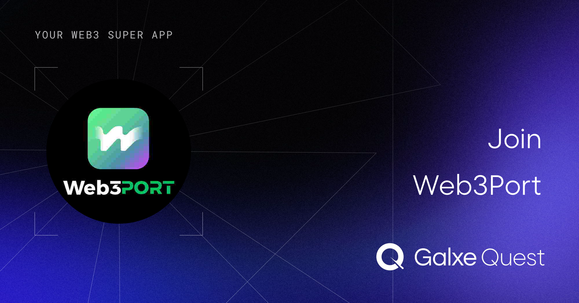 Join Web3Port on Galxe Quest
