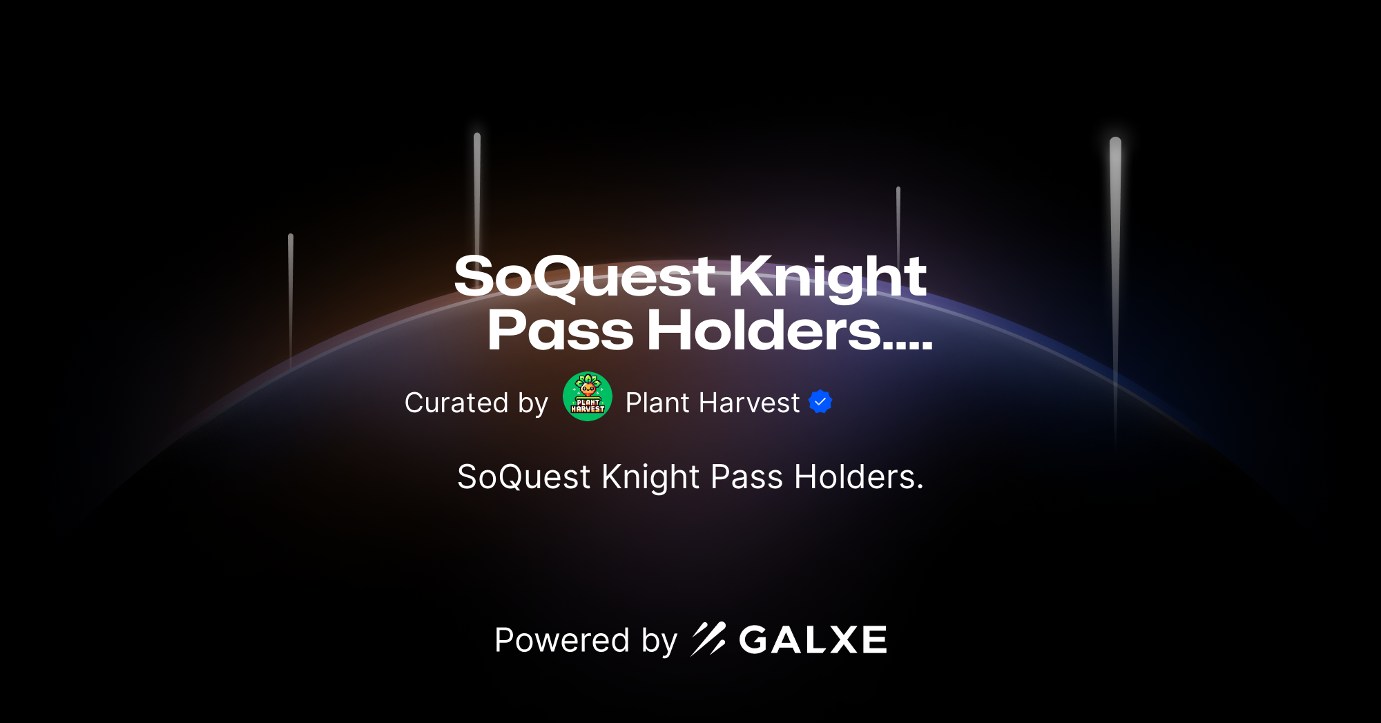 SoQuest Knight Pass Holders. Credential | Galxe
