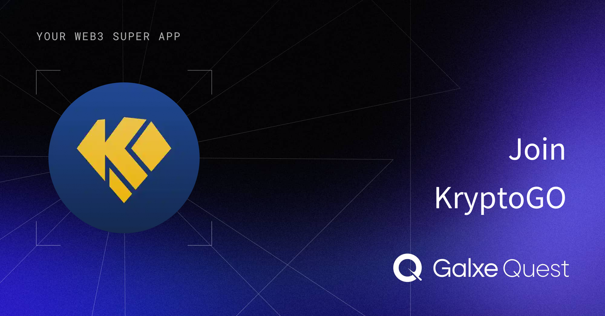 Join KryptoGO on Galxe Quest