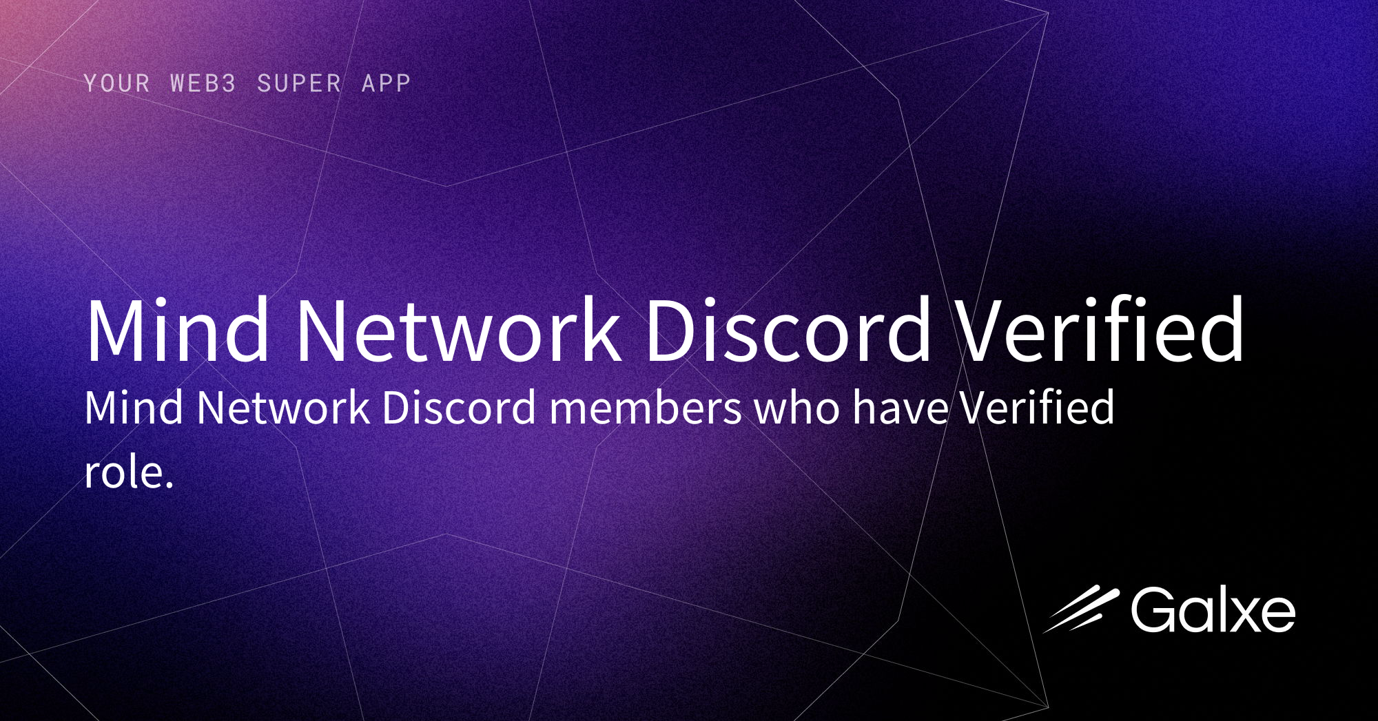 Mind Network Discord Verified Credential | Galxe