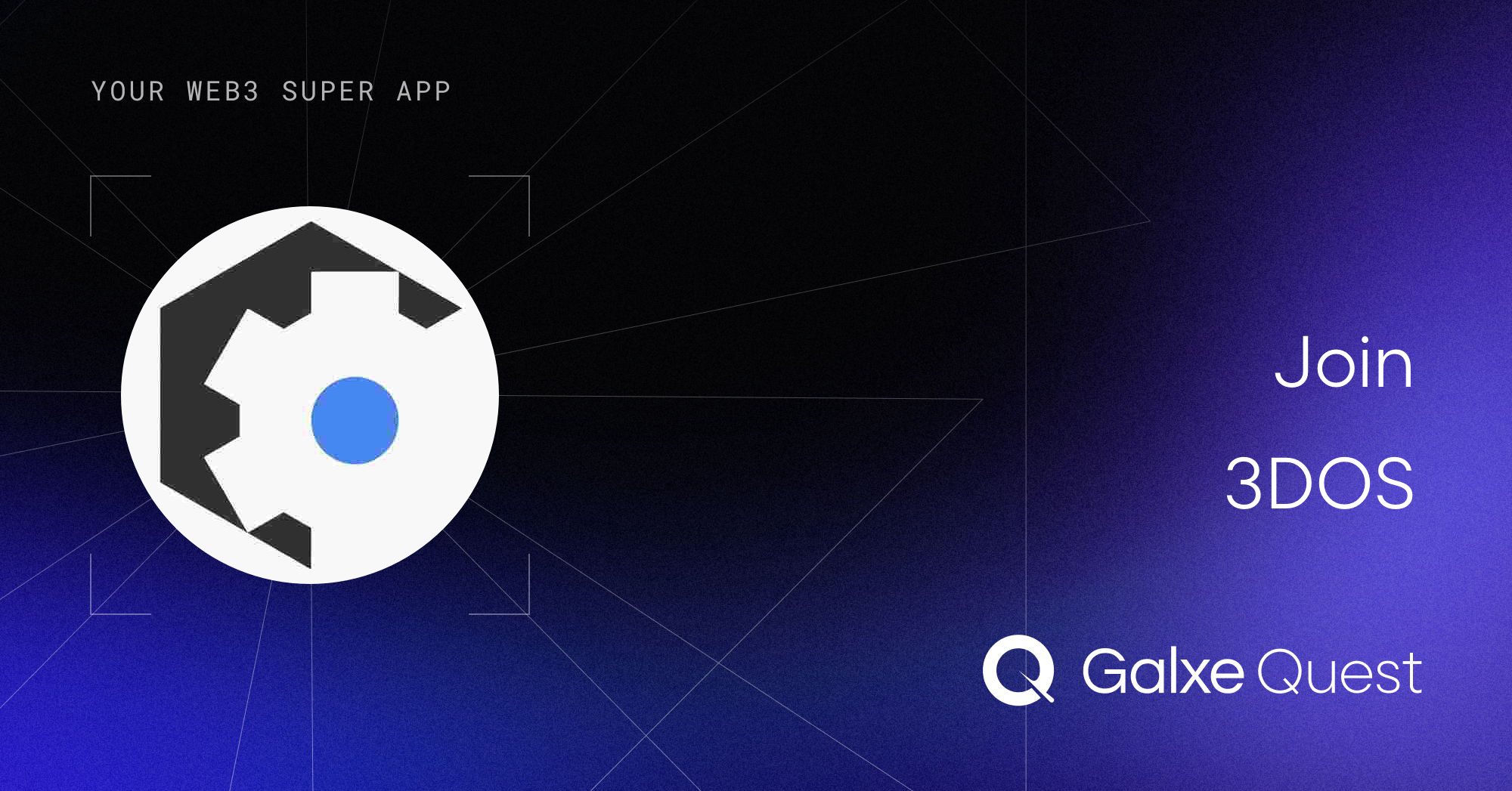 Join 3DOS on Galxe Quest