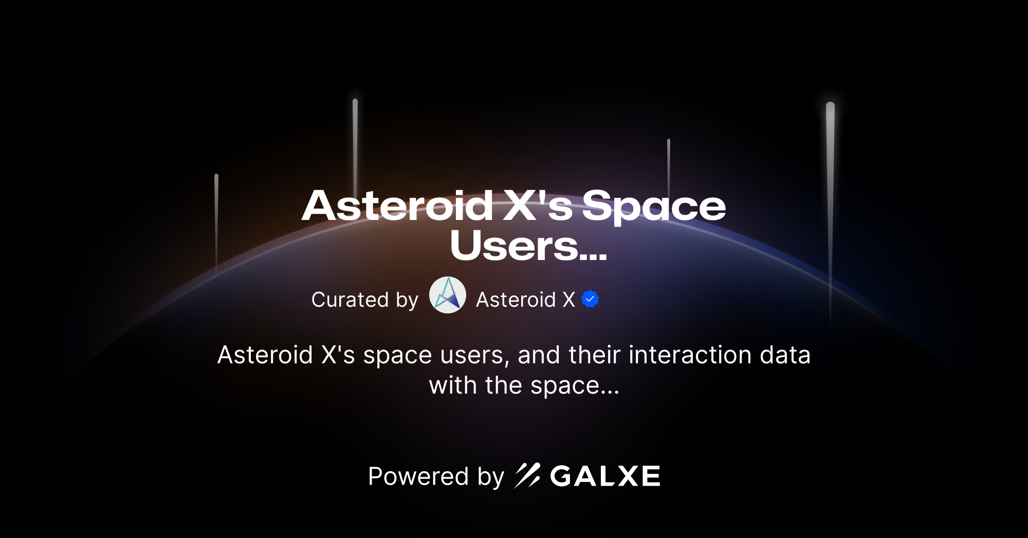 Asteroid X's Space Users Credential | Galxe