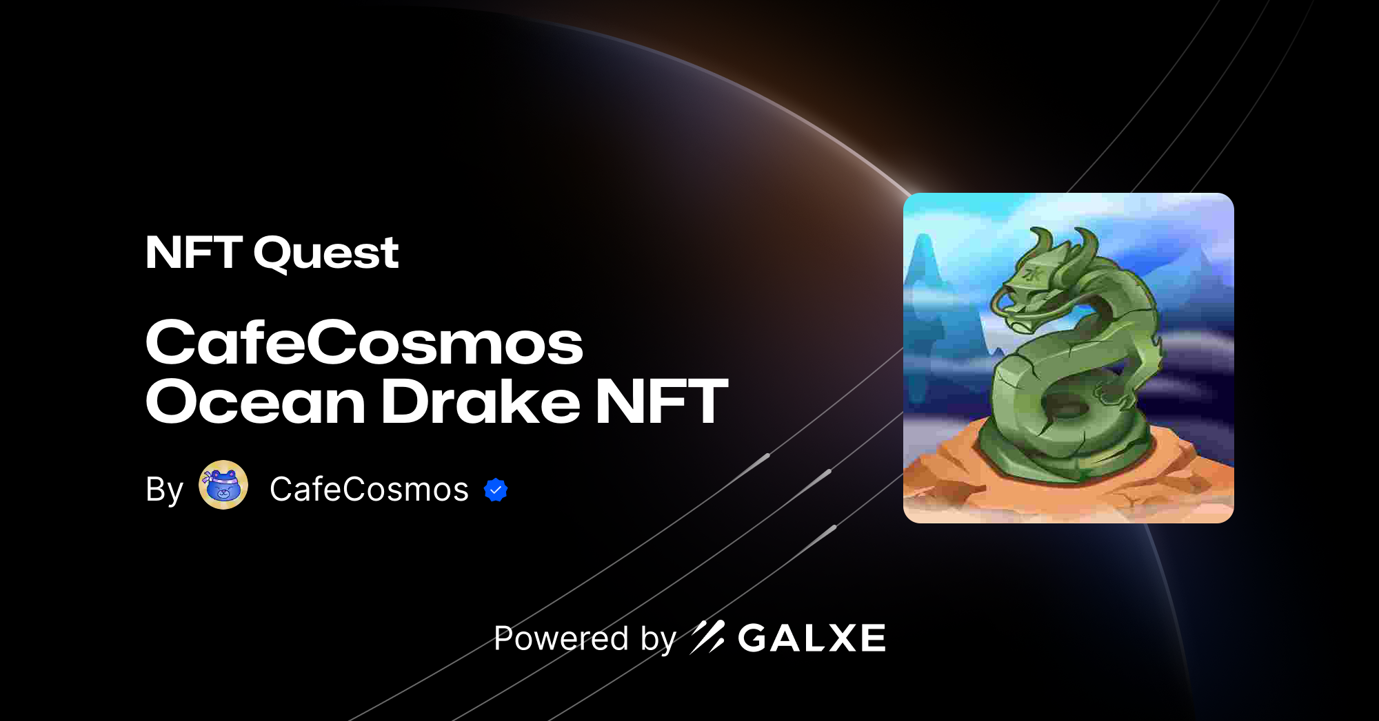 CafeCosmos Ocean Drake NFT by CafeCosmos | Galxe Quest