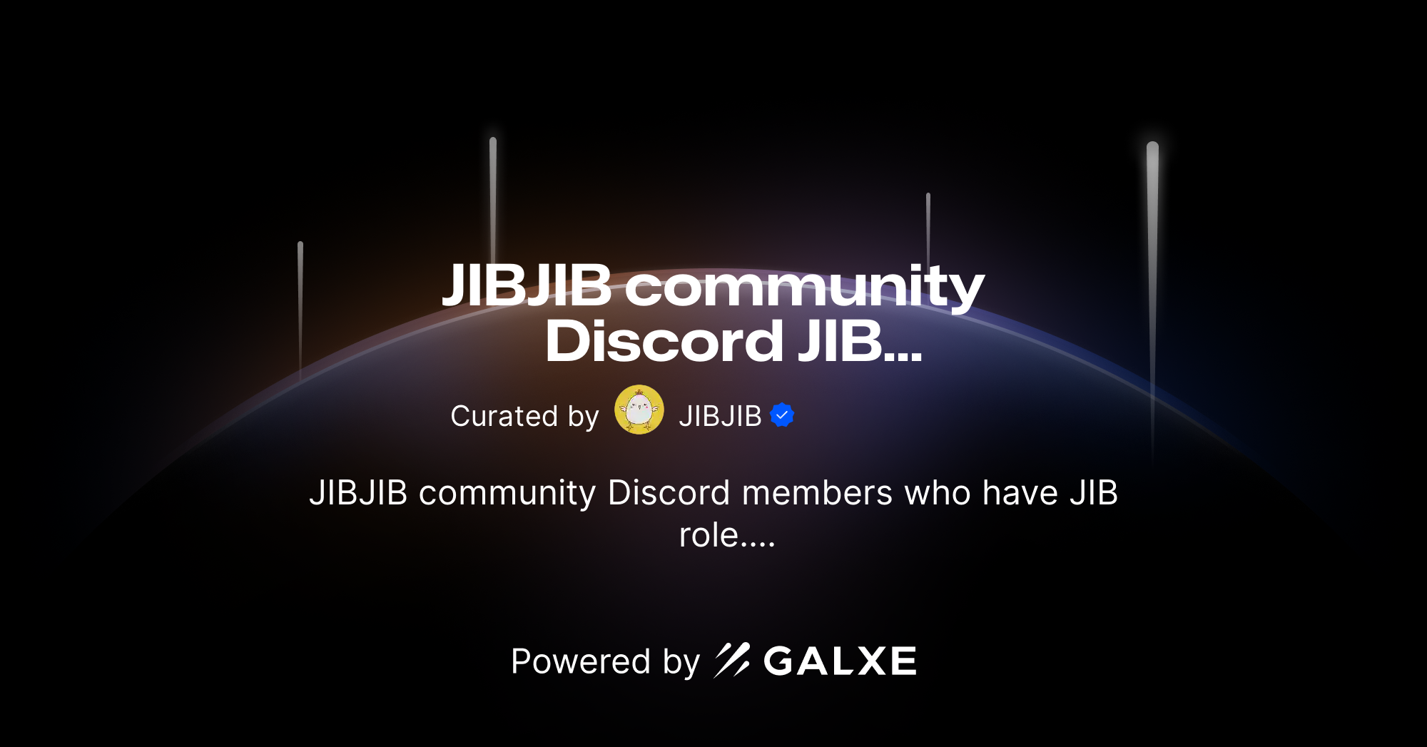 JIBJIB community Discord JIB Credential | Galxe