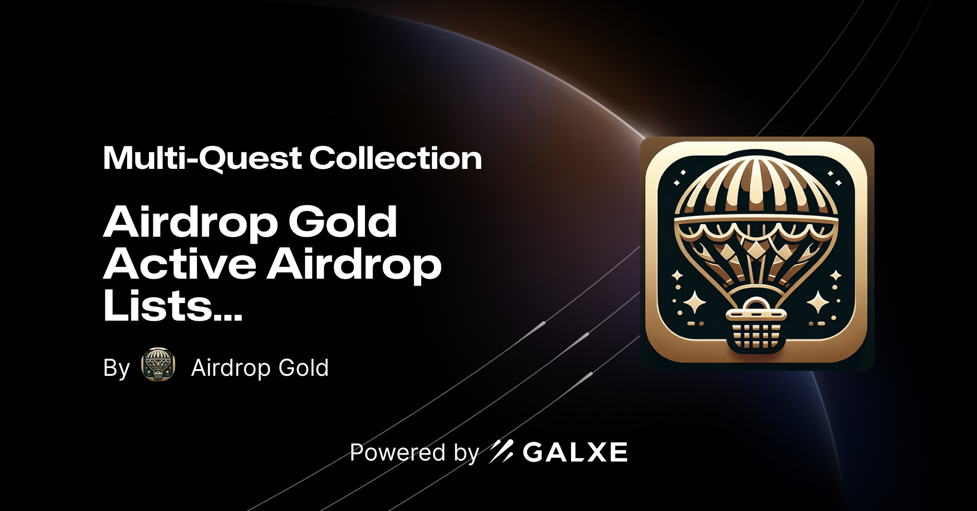 Airdrop Gold Active Airdrop Lists by Airdrop Gold | Galxe