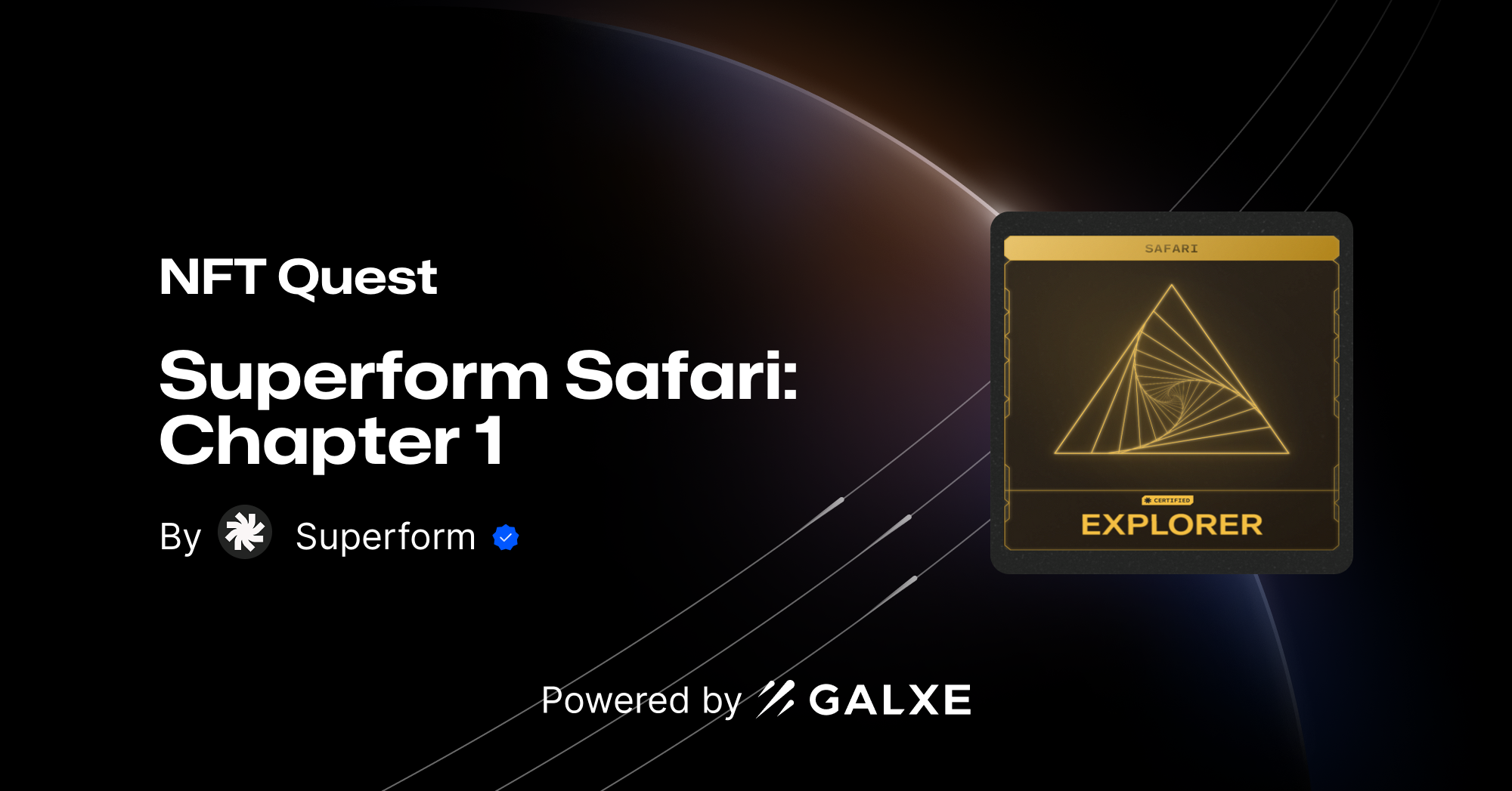 Superform Safari: Chapter 1 by Superform | Galxe Quest