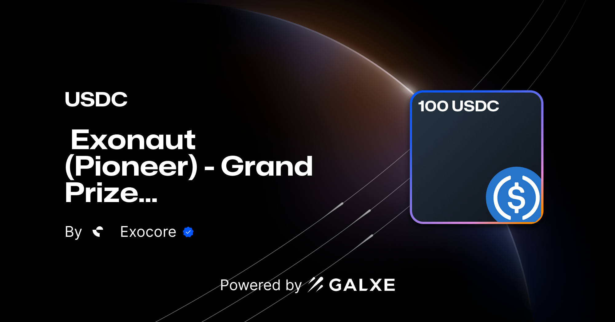 🥇 Exonaut (Pioneer) - Grand Prize by Exocore | Galxe Quest