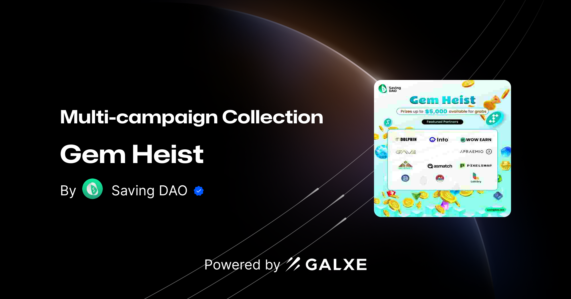 Gem Heist by Saving DAO | Galxe Quest