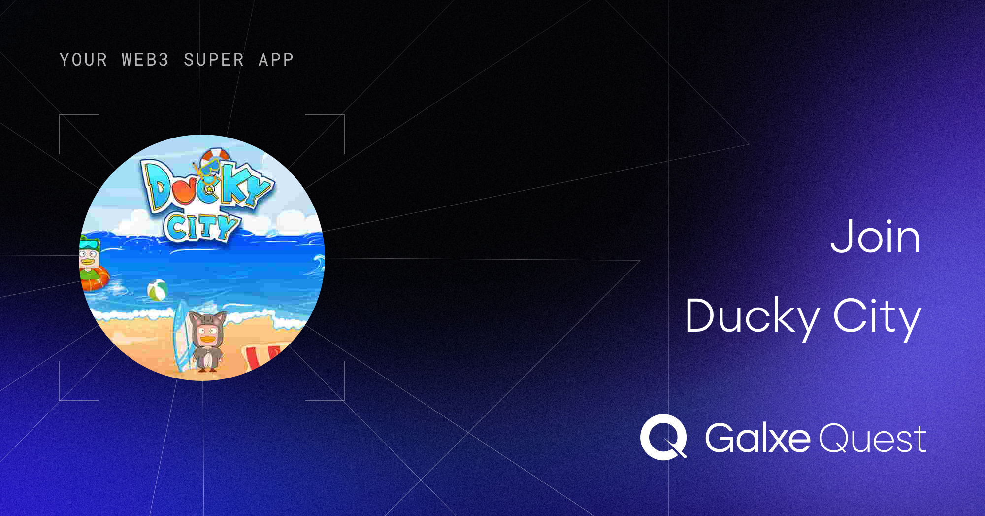 Join Ducky City on Galxe Quest
