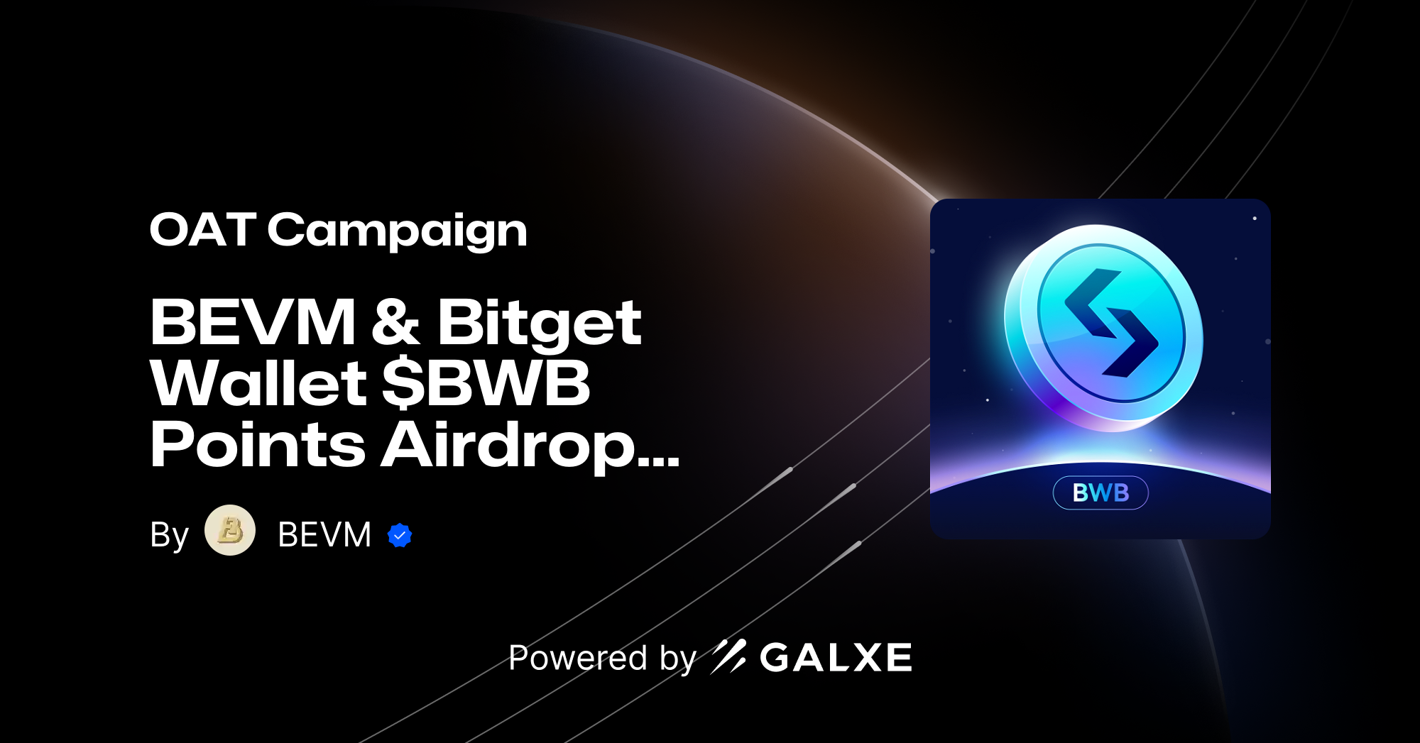 BEVM & Bitget Wallet $BWB Points Airdrop by BEVM | Galxe Quest