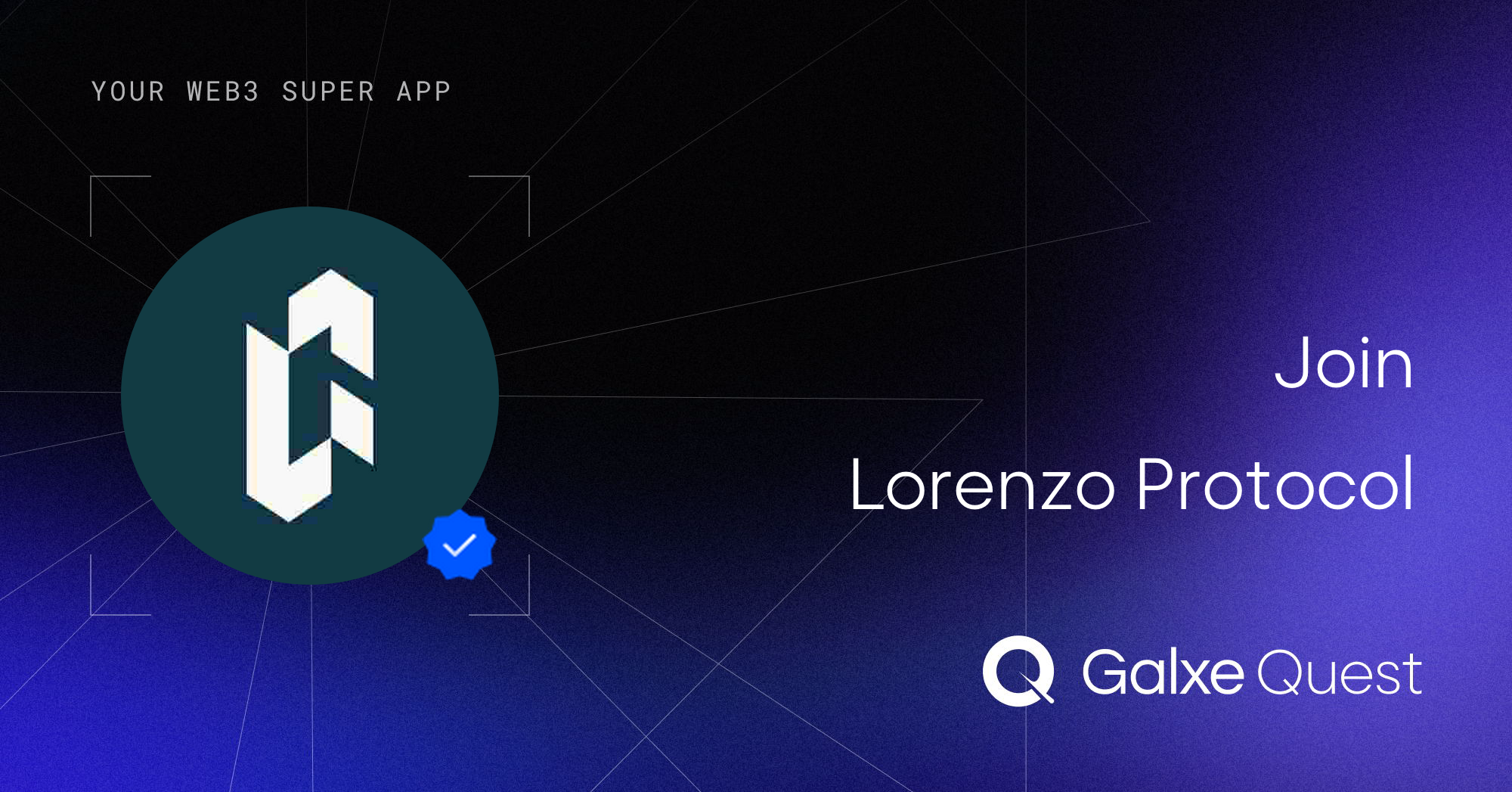 Join Lorenzo Protocol on Galxe Quest
