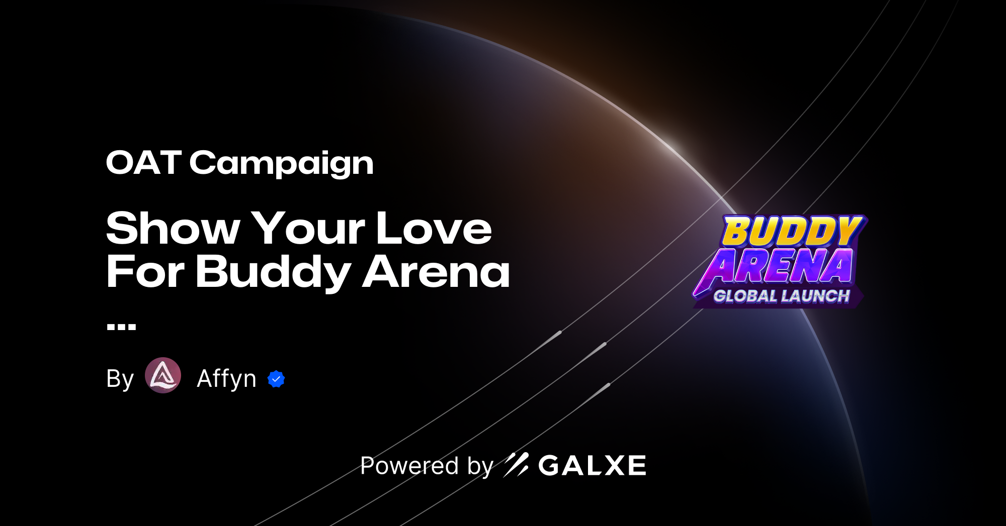 Show Your Love For Buddy Arena 💙 by Affyn | Galxe