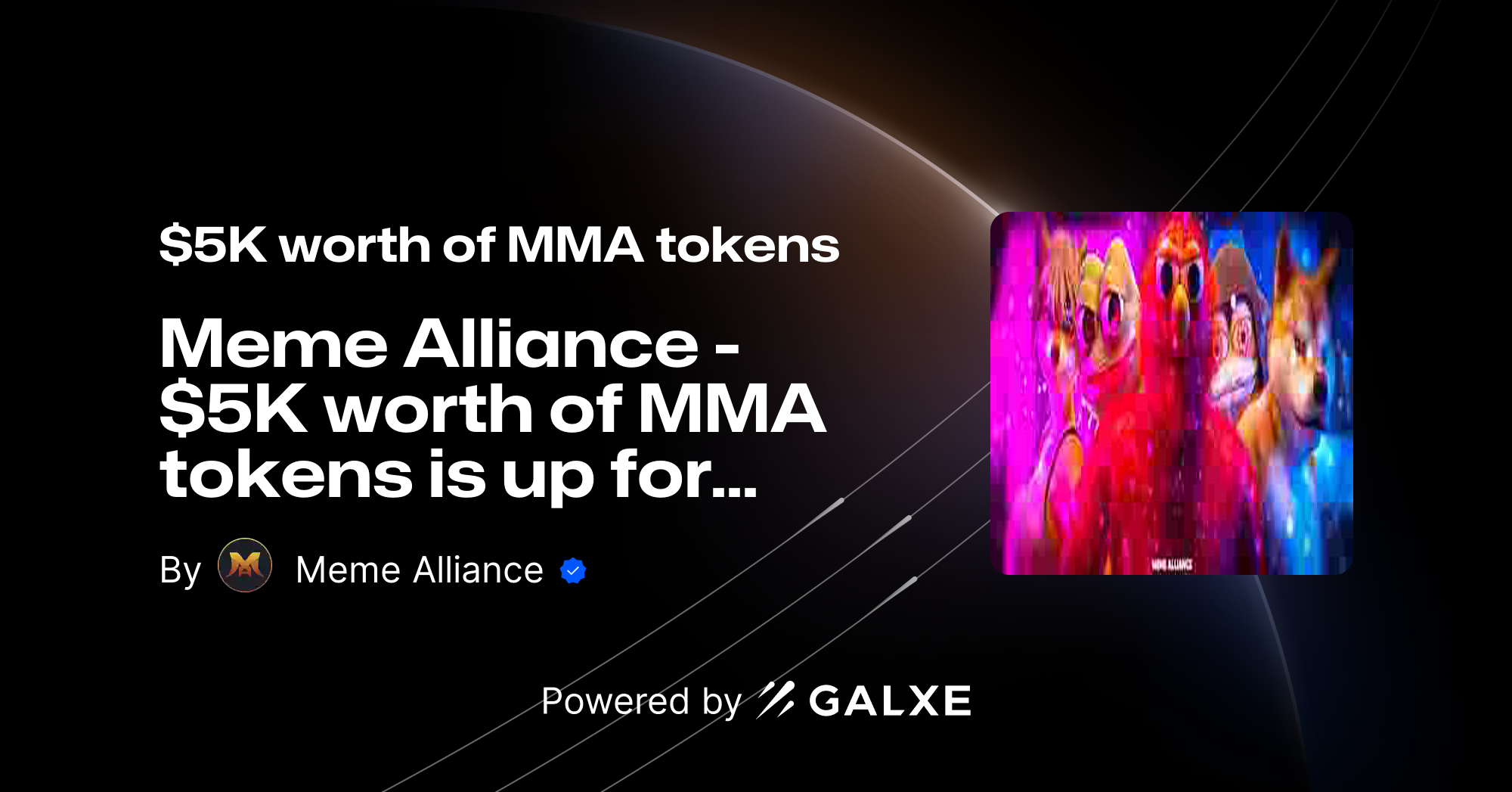 Meme Alliance - $5K worth of MMA tokens is up for grabs by Meme ...