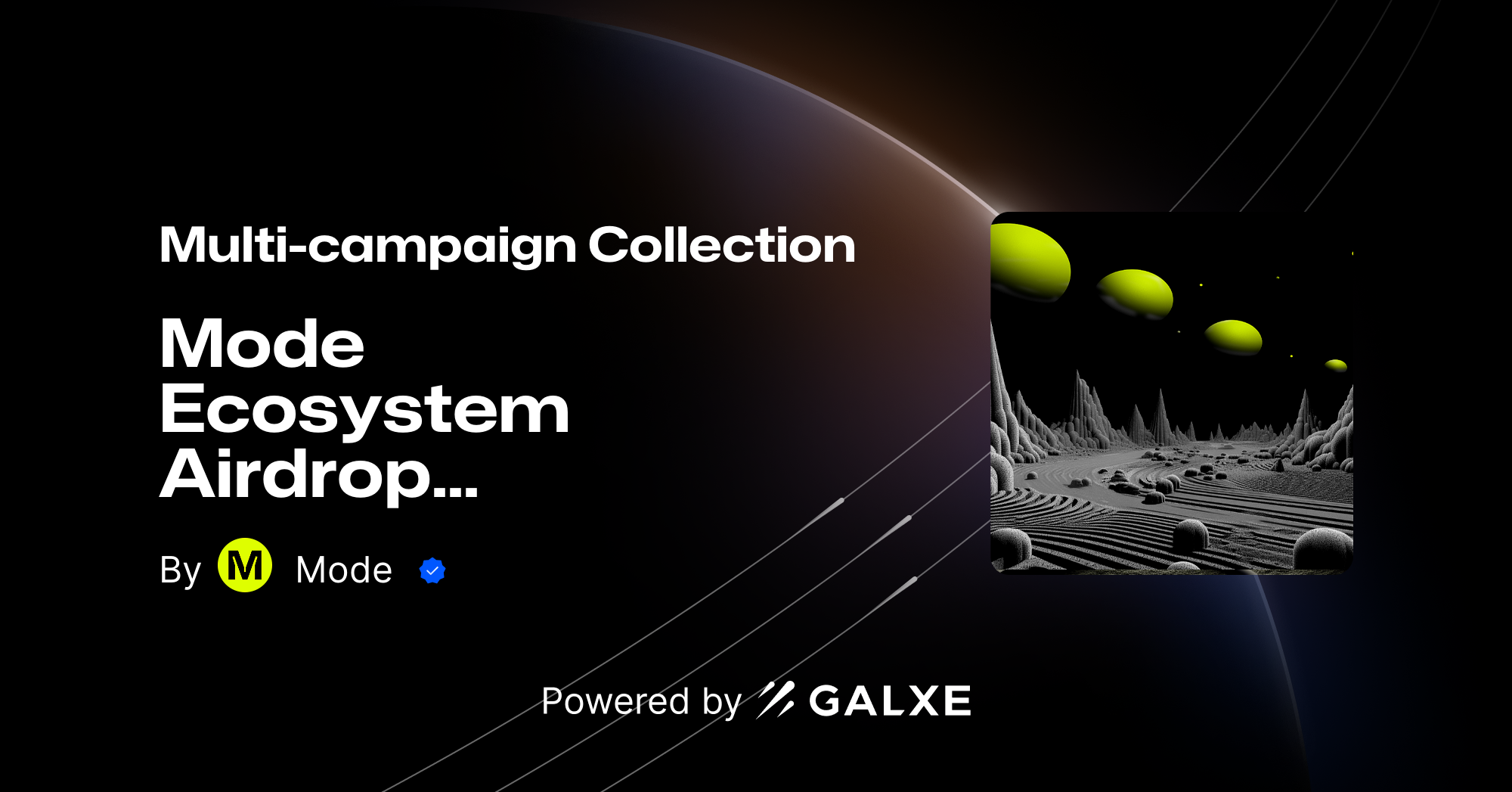 Mode 🟡 Ecosystem Airdrop by Mode | Galxe Quest