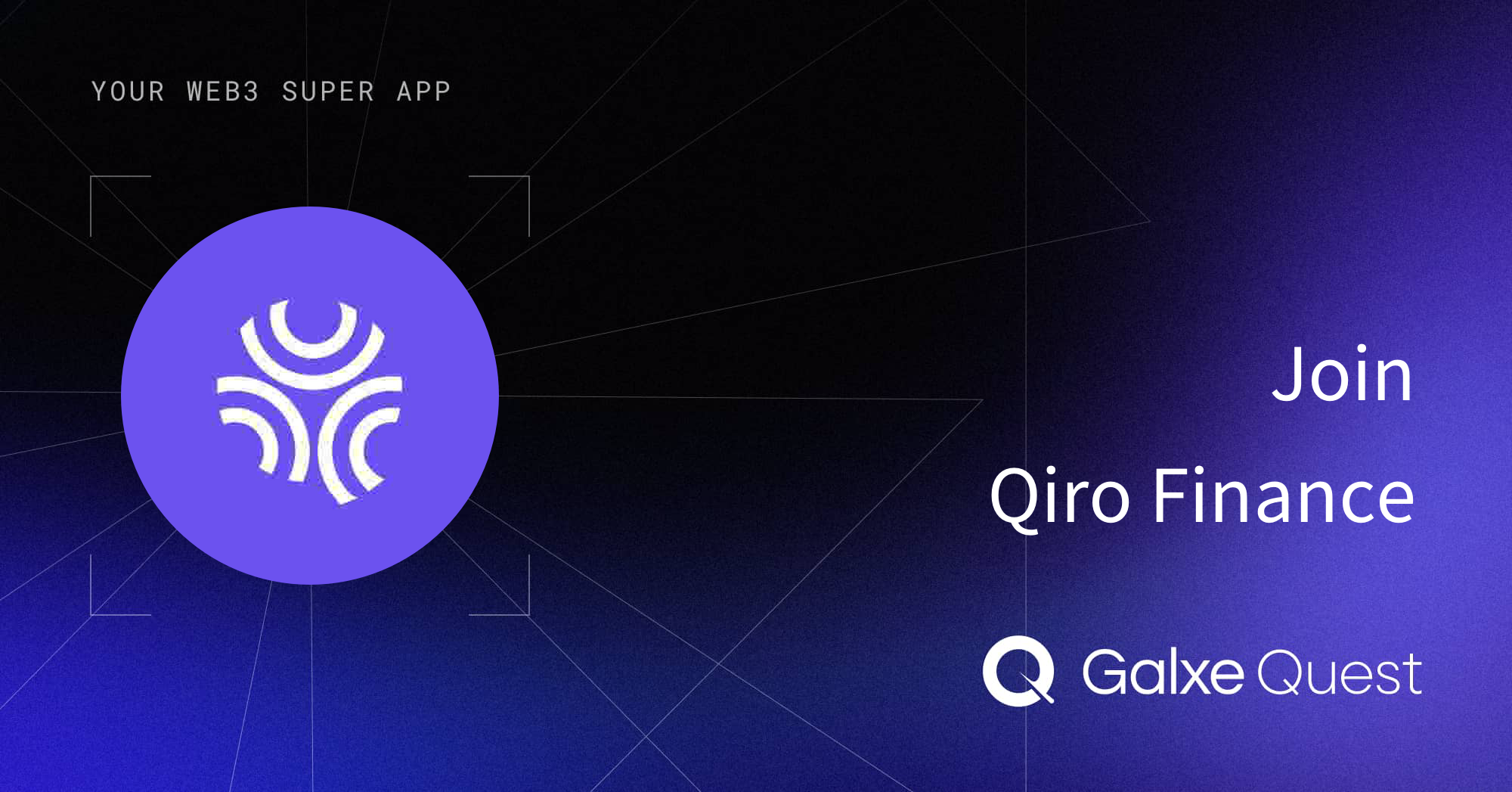 Join Qiro Finance on Galxe Quest