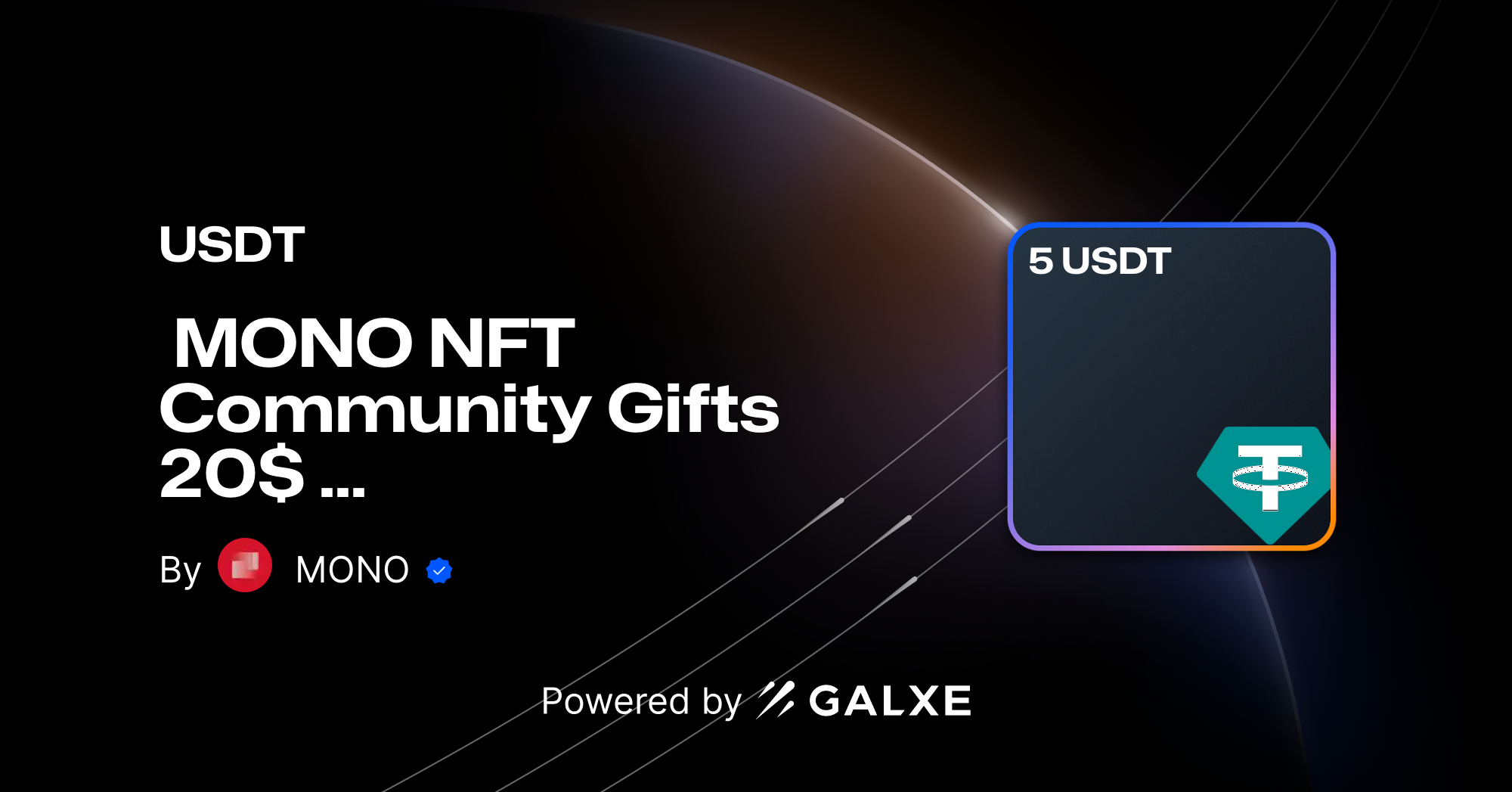🚀 MONO NFT Community Gifts 20$ 🔥🔥 by MONO | Galxe Quest
