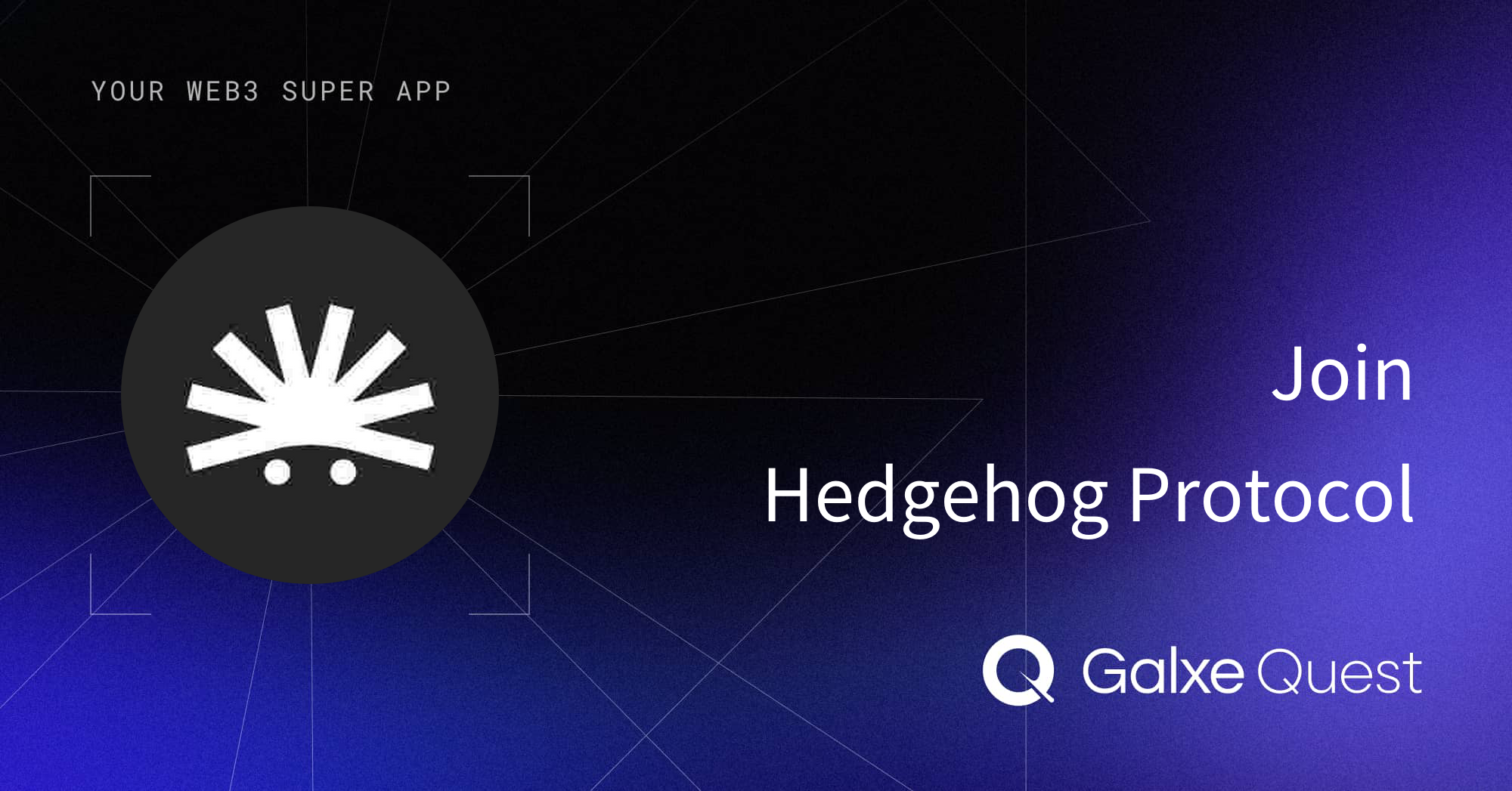 Join Hedgehog Protocol on Galxe Quest
