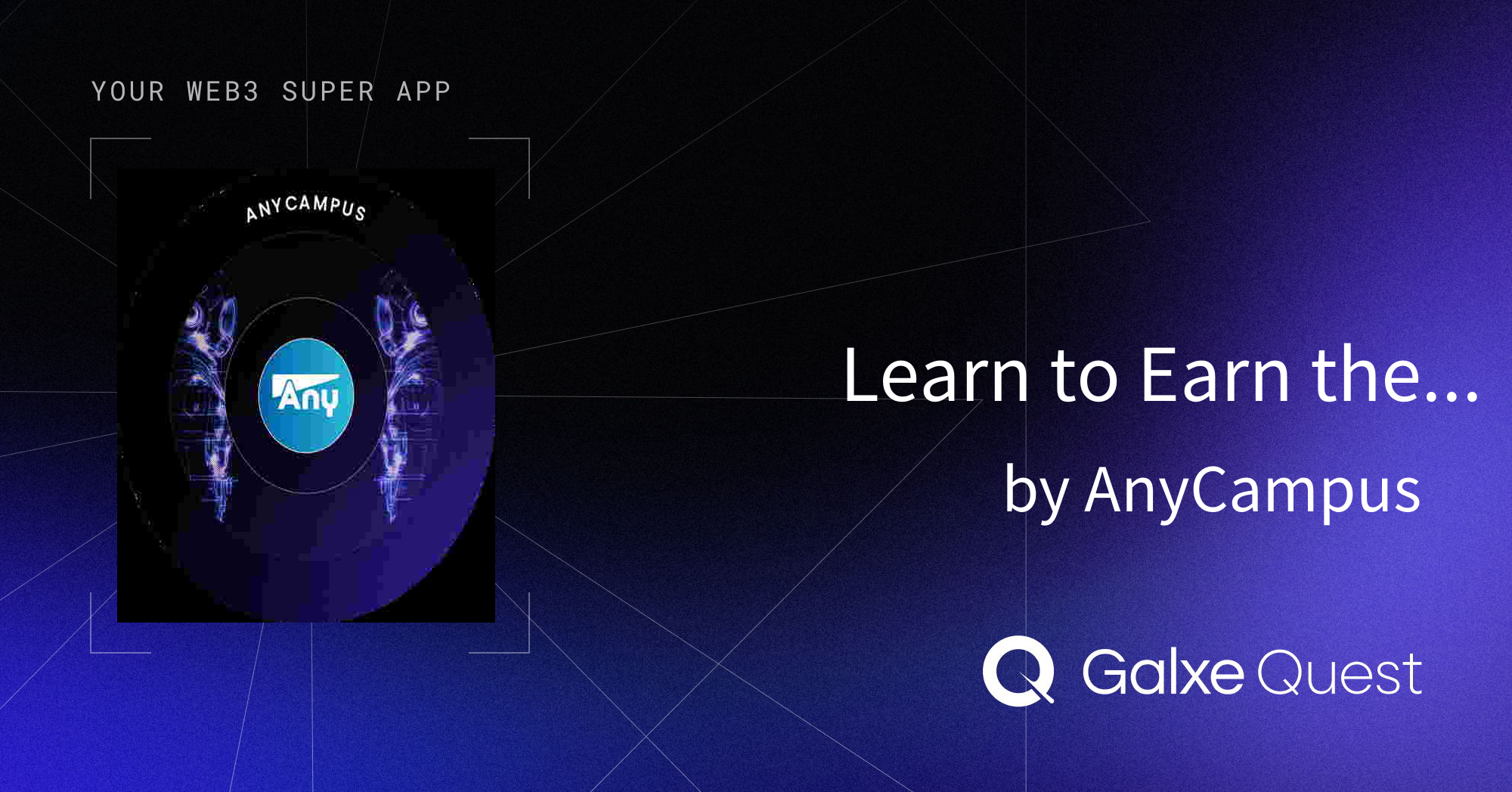 Learn to Earn the September Special OAT by AnyCampus | Galxe Quest