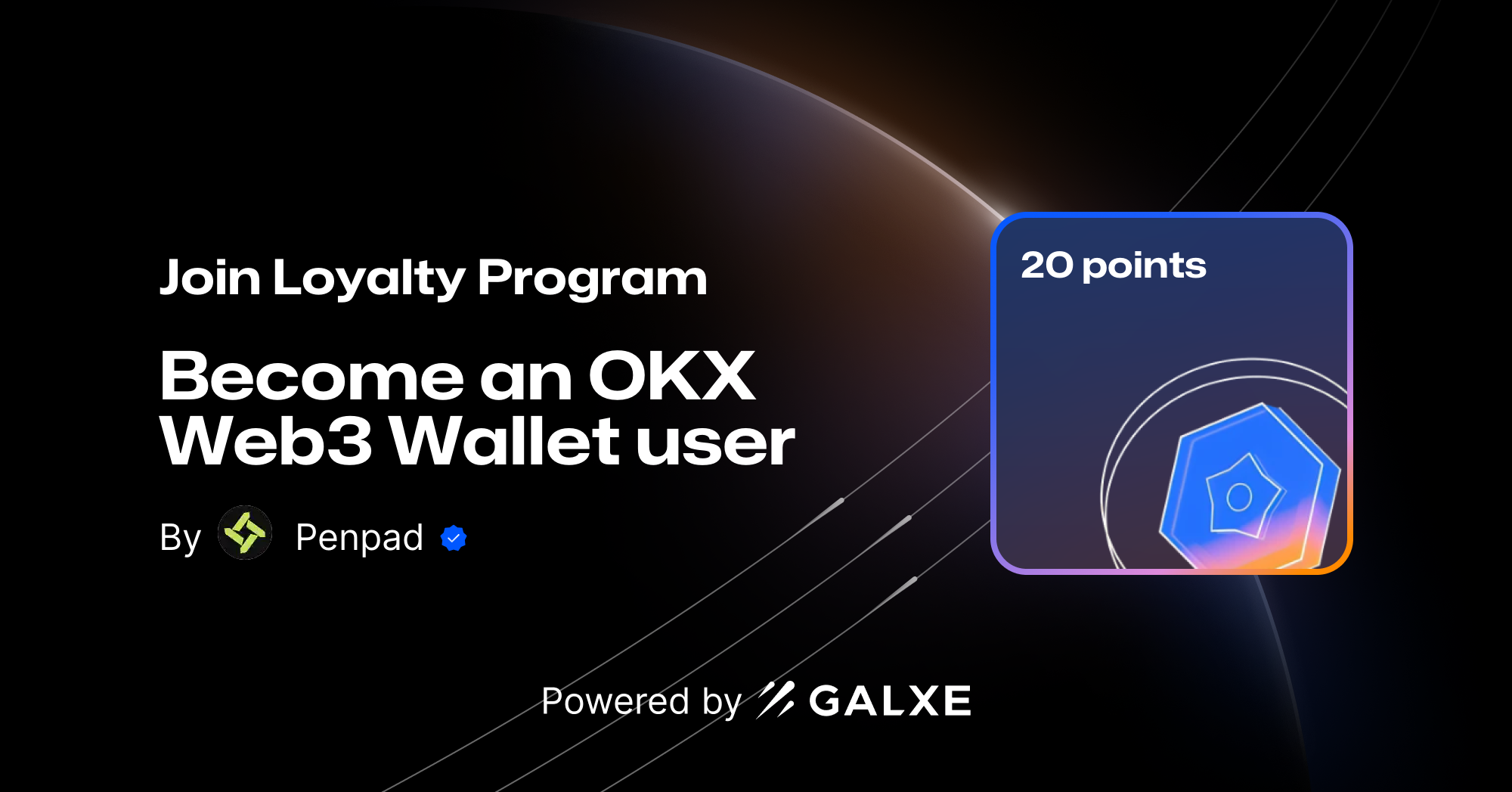 Become an OKX Web3 Wallet user by Pencils Protocol | Galxe Quest