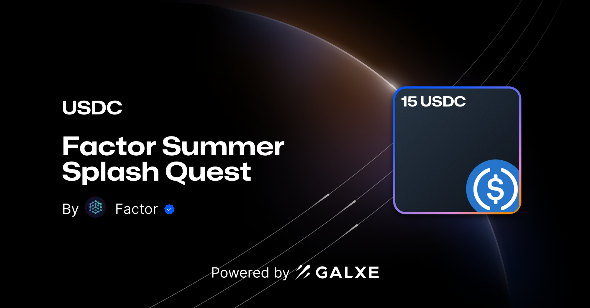 Factor Summer Splash Quest by Factor | Galxe Quest