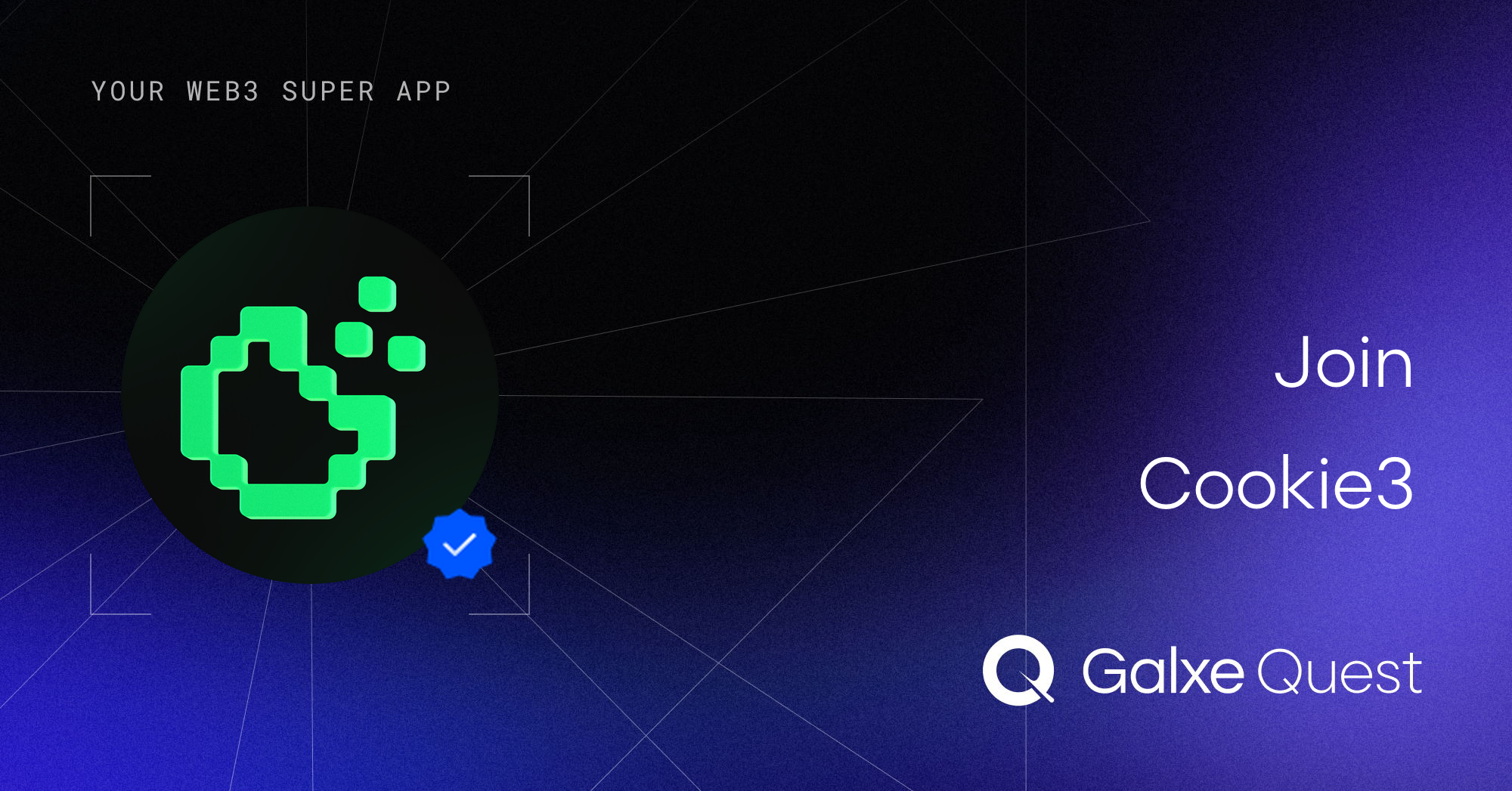 Join Cookie3 on Galxe Quest