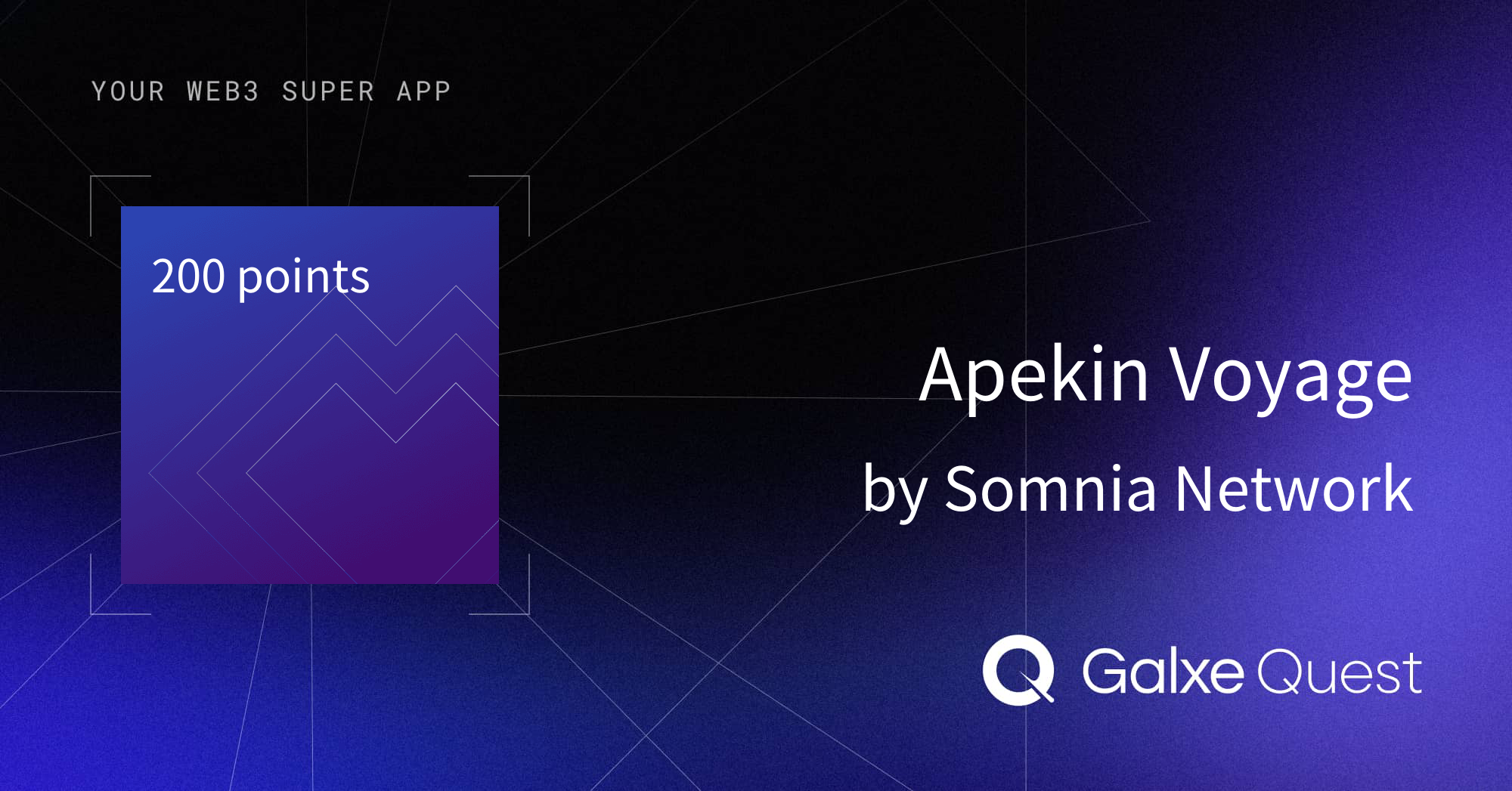 Apekin Voyage by Somnia Network | Galxe Quest