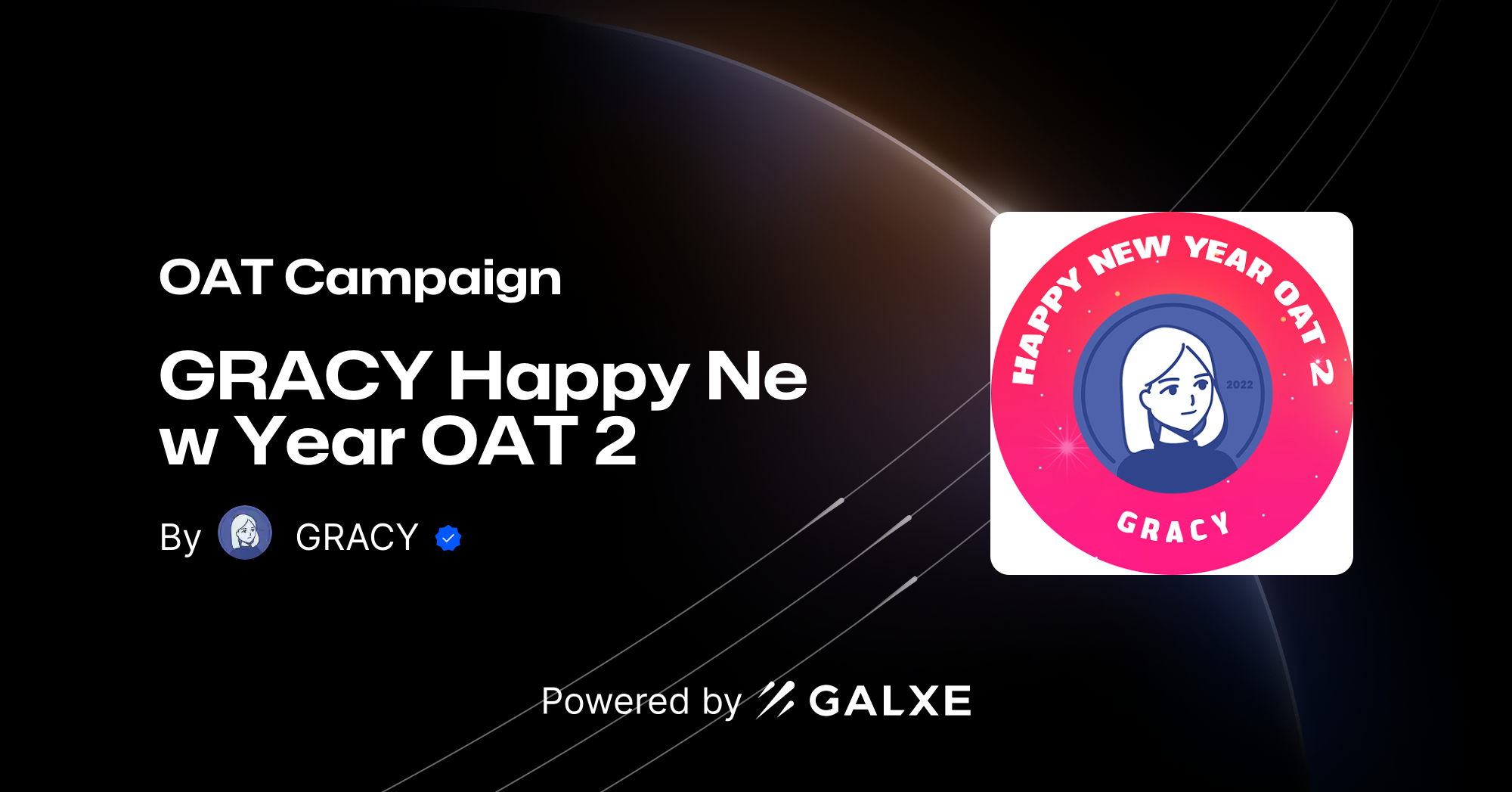 GRACY Happy New Year OAT 2 by GRACY | Galxe