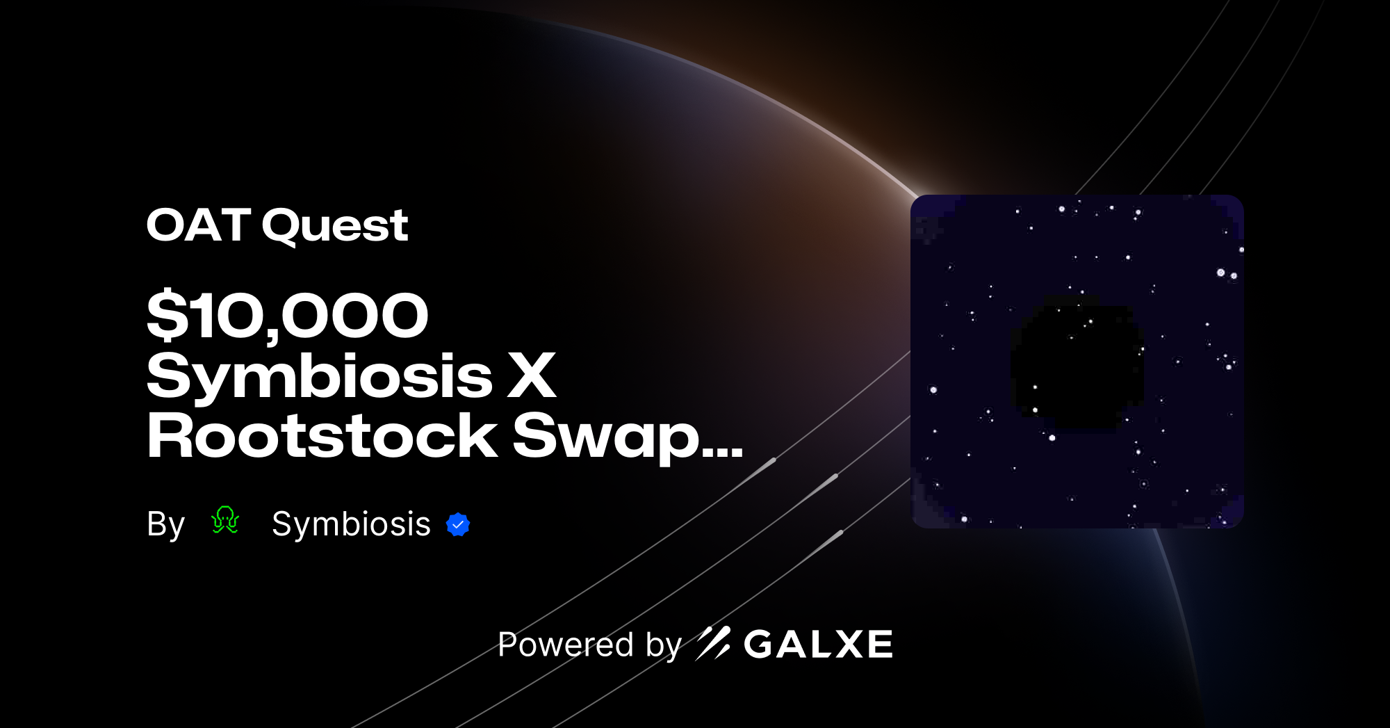 $10,000 Symbiosis X Rootstock Swap Challenge by Symbiosis | Galxe Quest