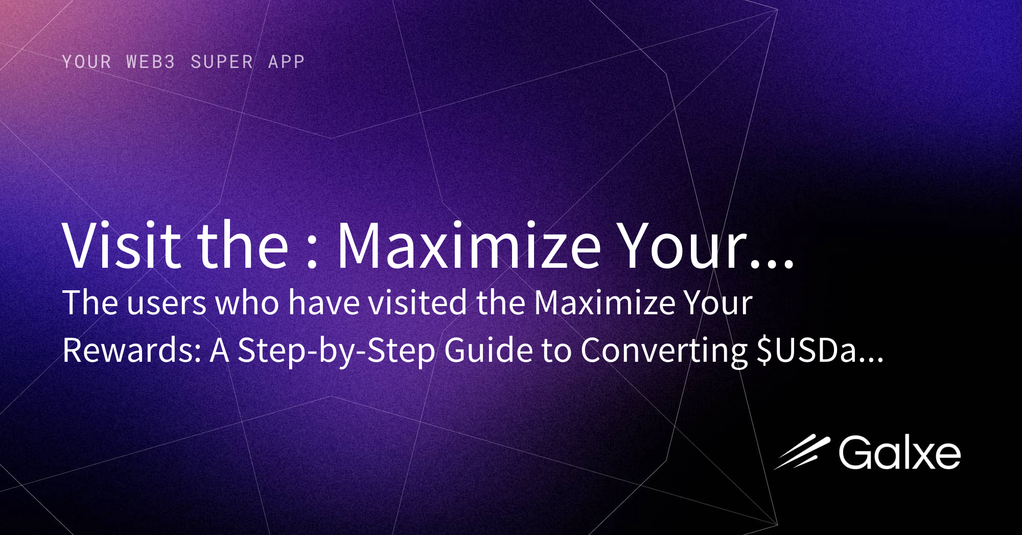 Visit the Maximize Your Rewards: A Step-by-Step Guide to Converting $USDa to $sUSDa Credential ...