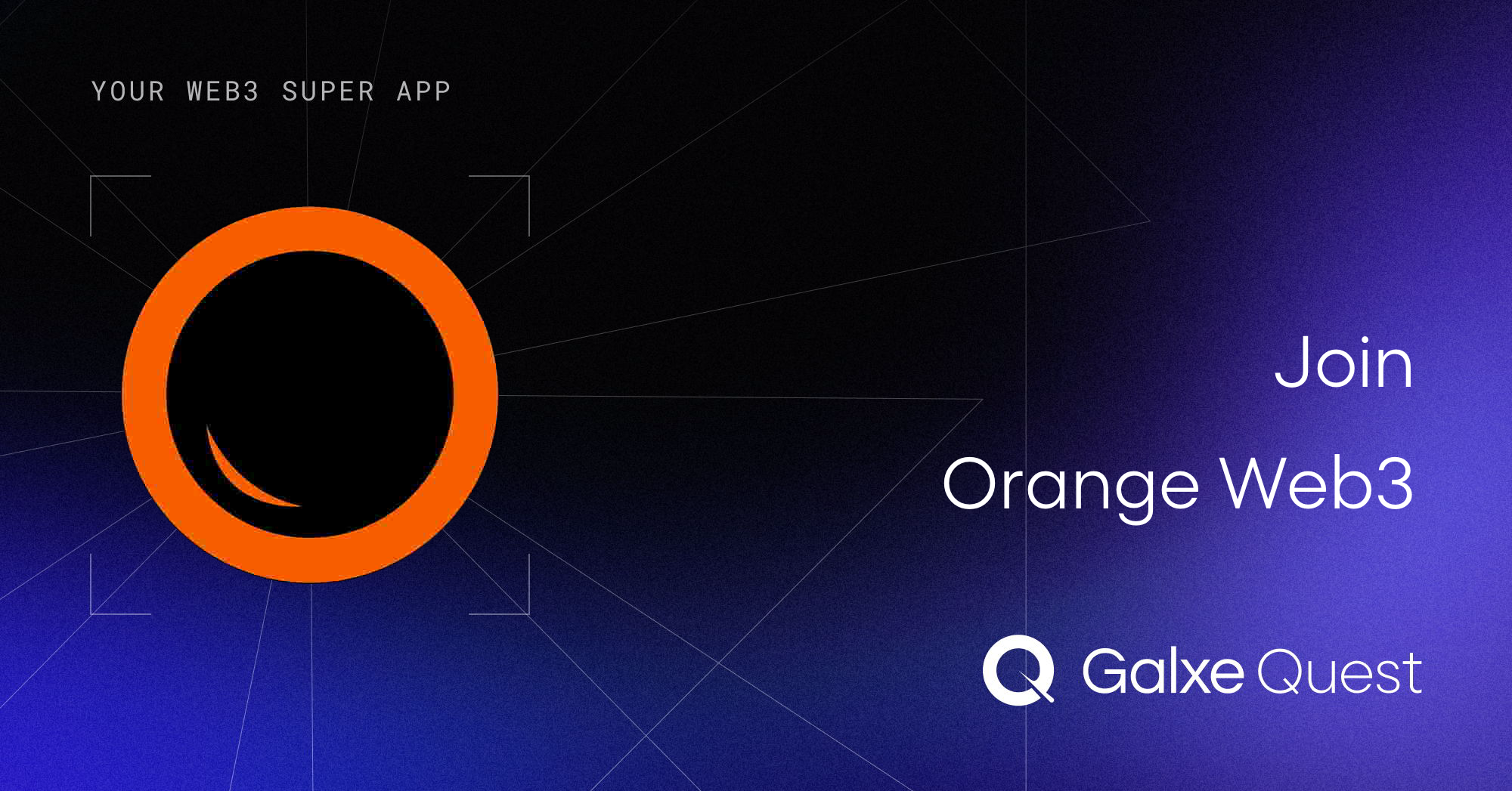 Join Orange Web3 on Galxe Quest