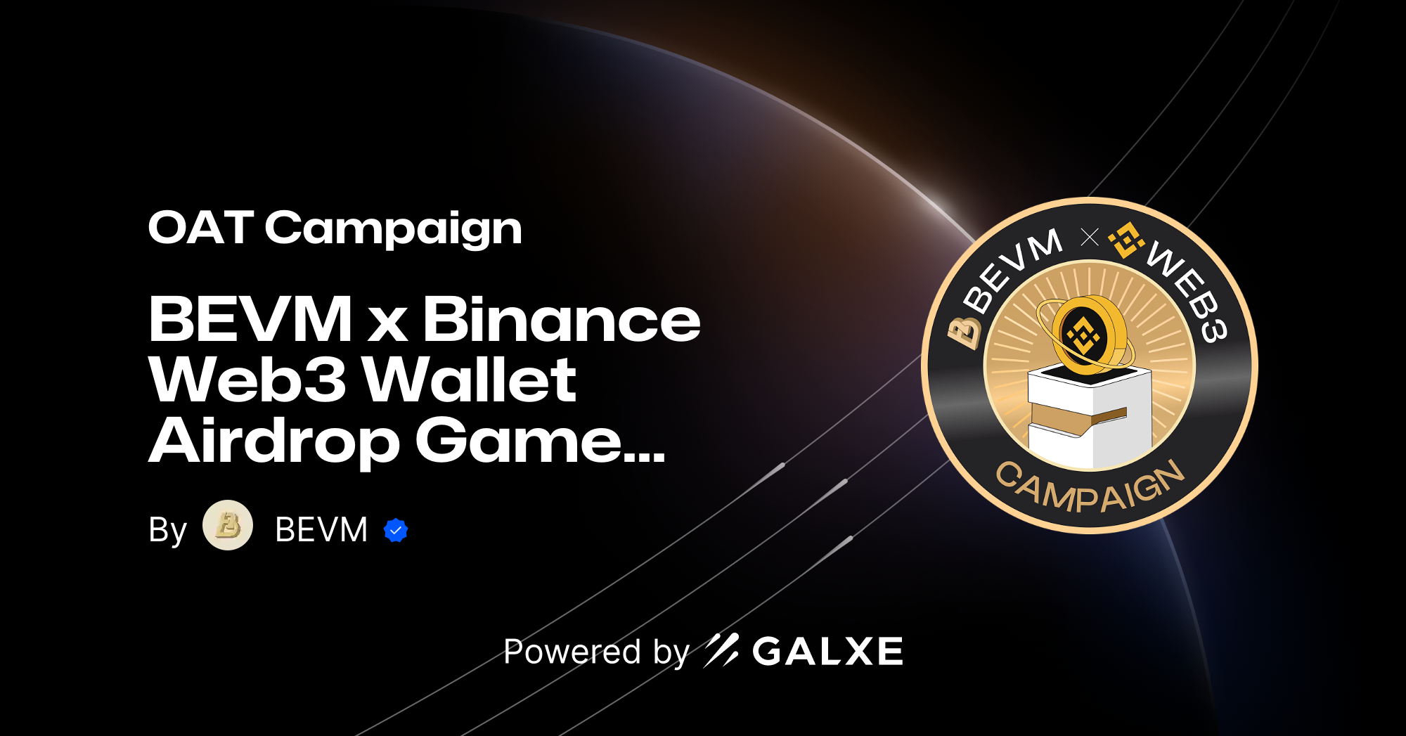 BEVM x Binance Web3 Wallet Airdrop Game by BEVM | Galxe Quest