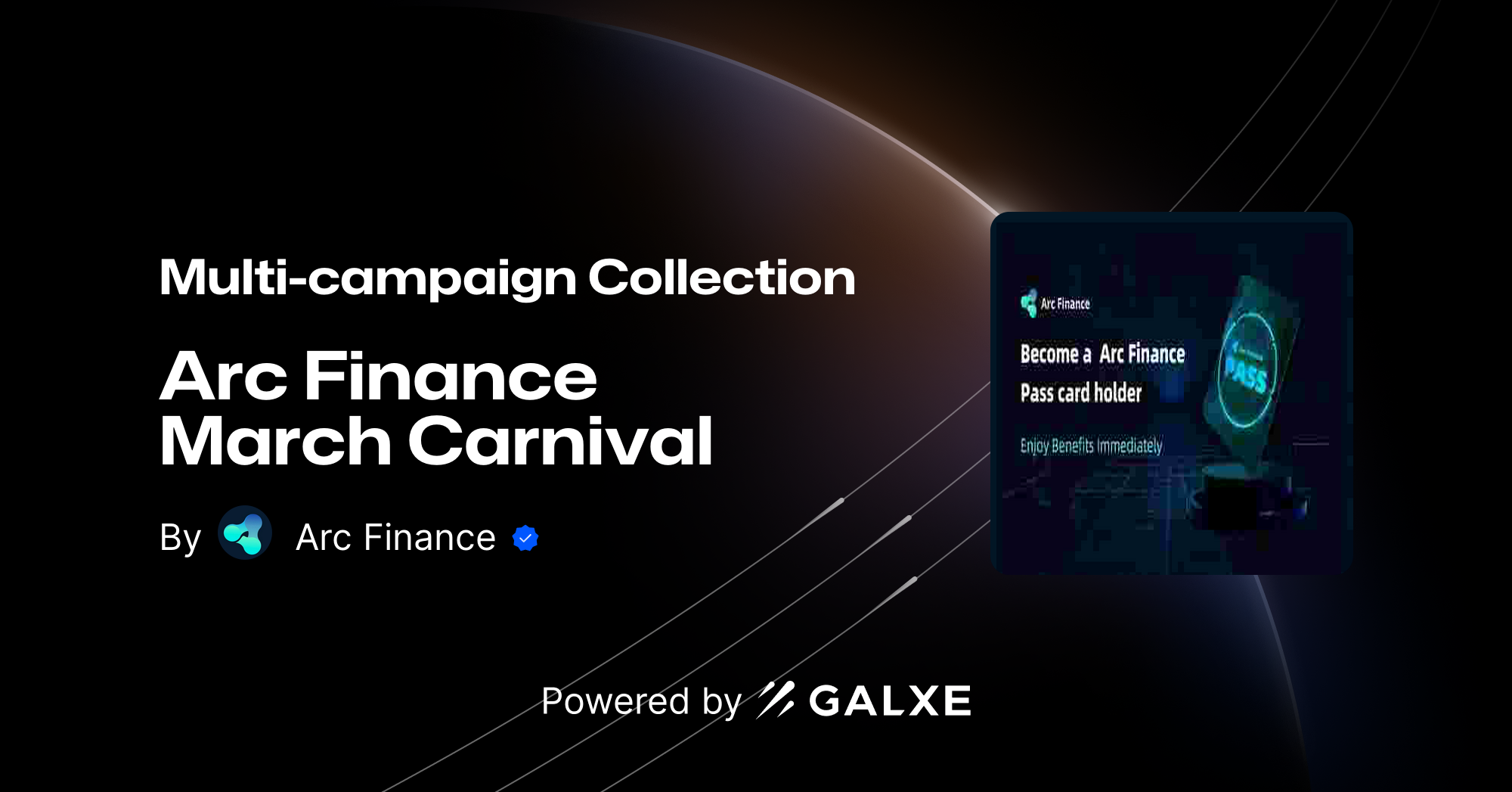 Arc Finance March Carnival by Arc Finance | Galxe