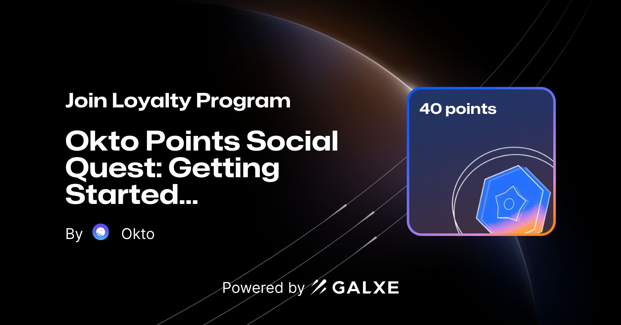 Okto Points Social Quest: Getting Started by Okto | Galxe Quest