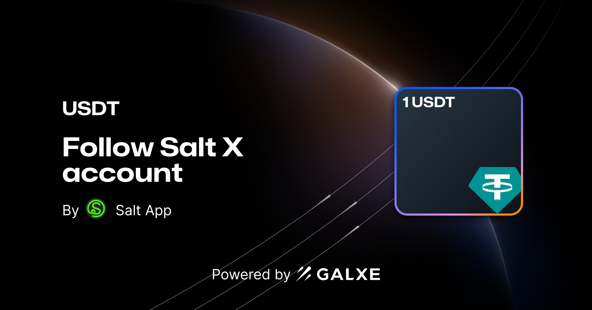 Follow Salt X account by Salt App | Galxe Quest