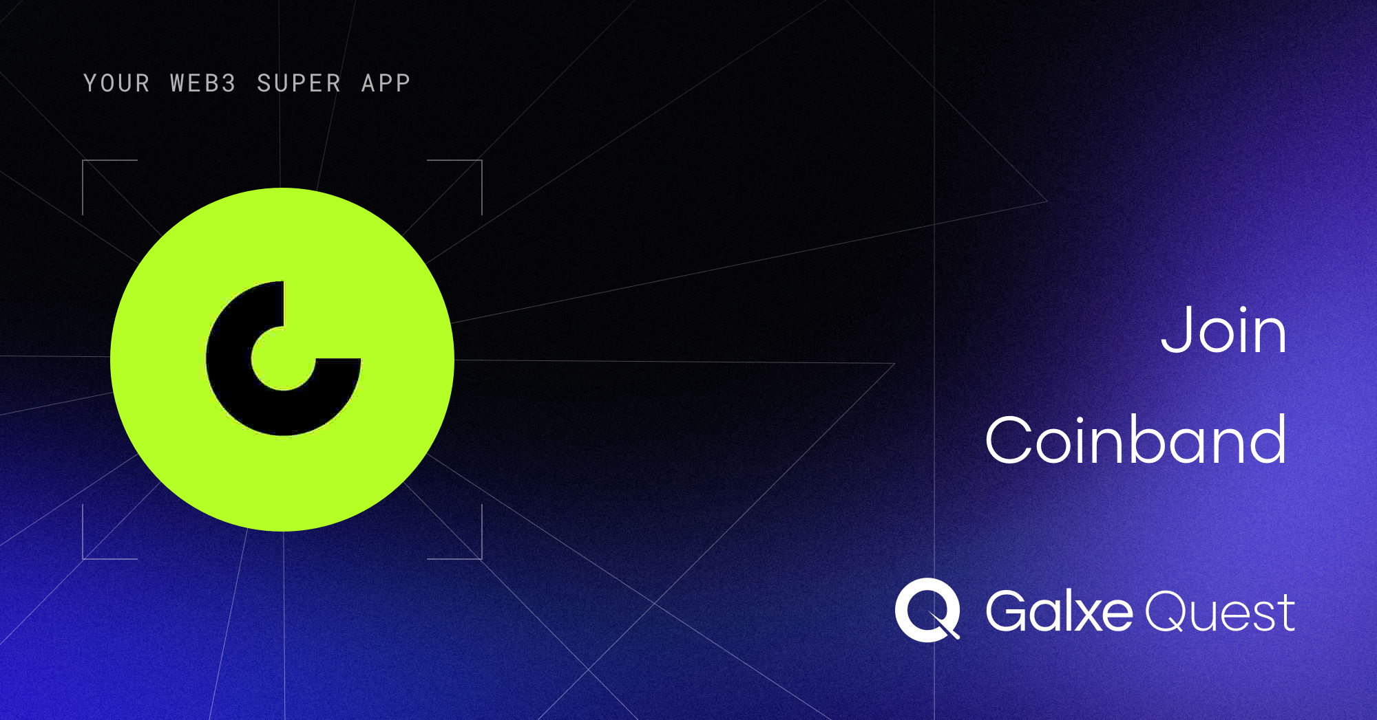 Join Coinband on Galxe Quest