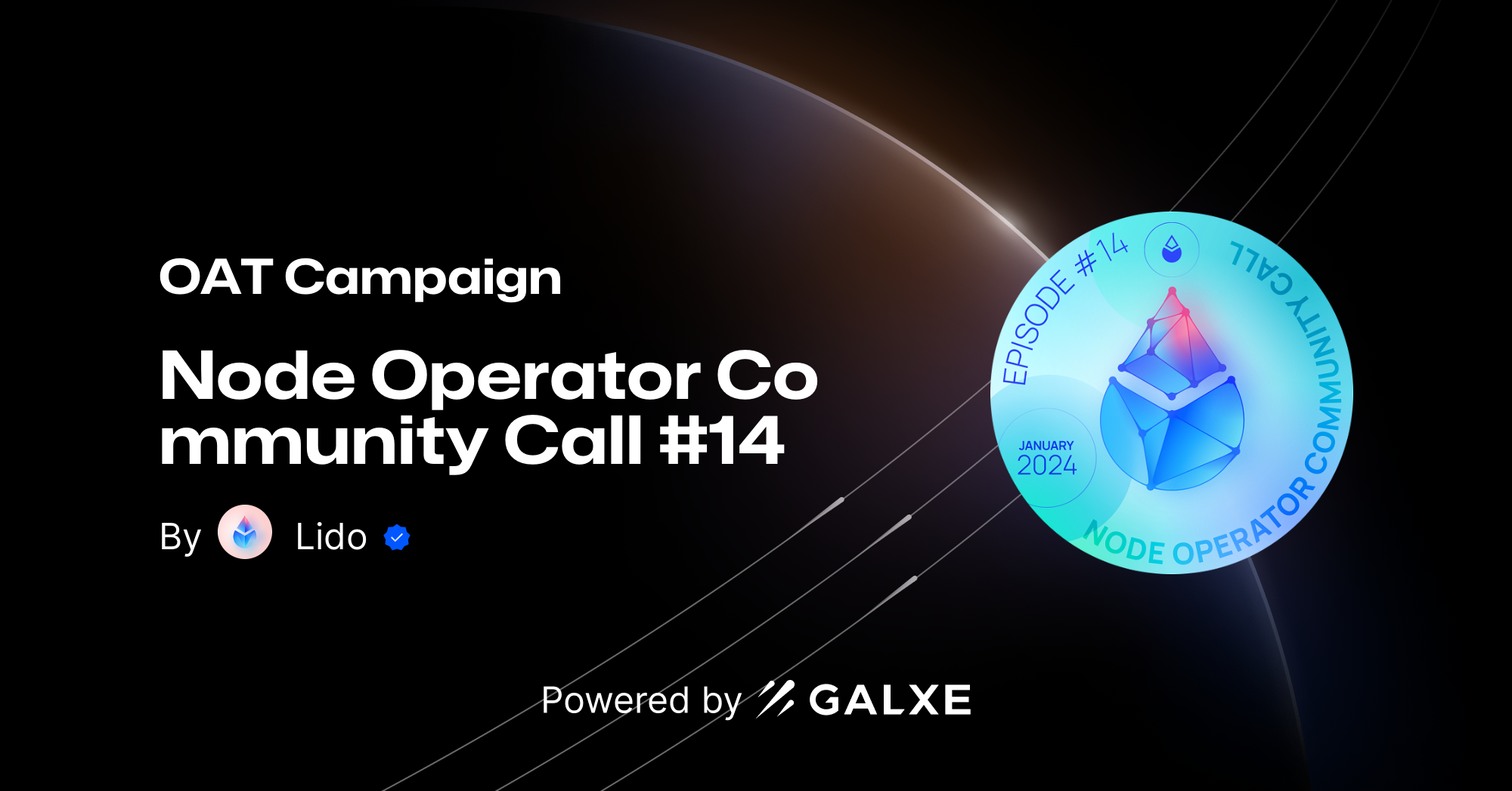Node Operator Community Call #14 by Lido | Galxe Quest