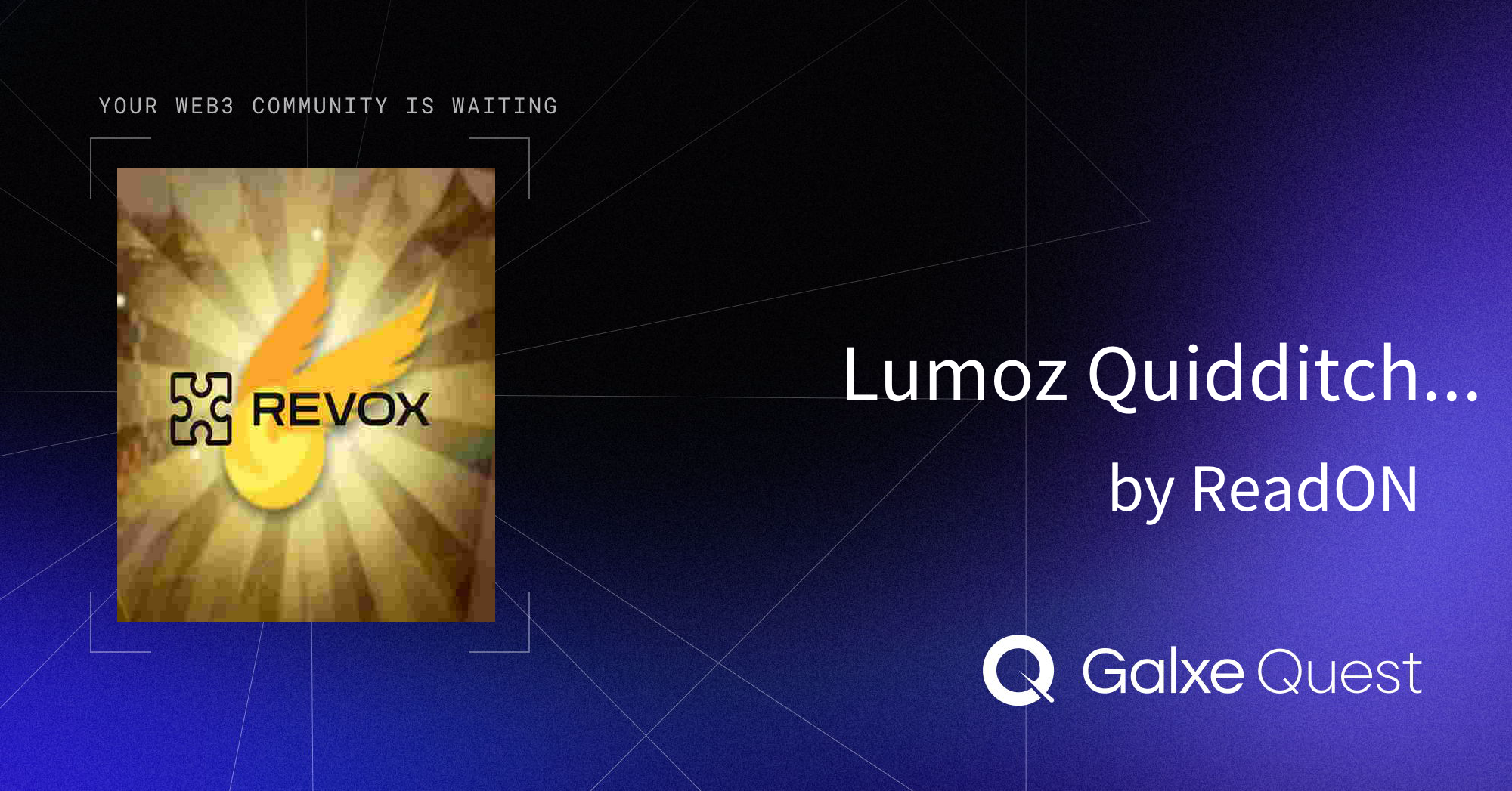 Lumoz Quidditch Campaign : REVOX & Lumoz Points Airdrop plan by ReadON ...