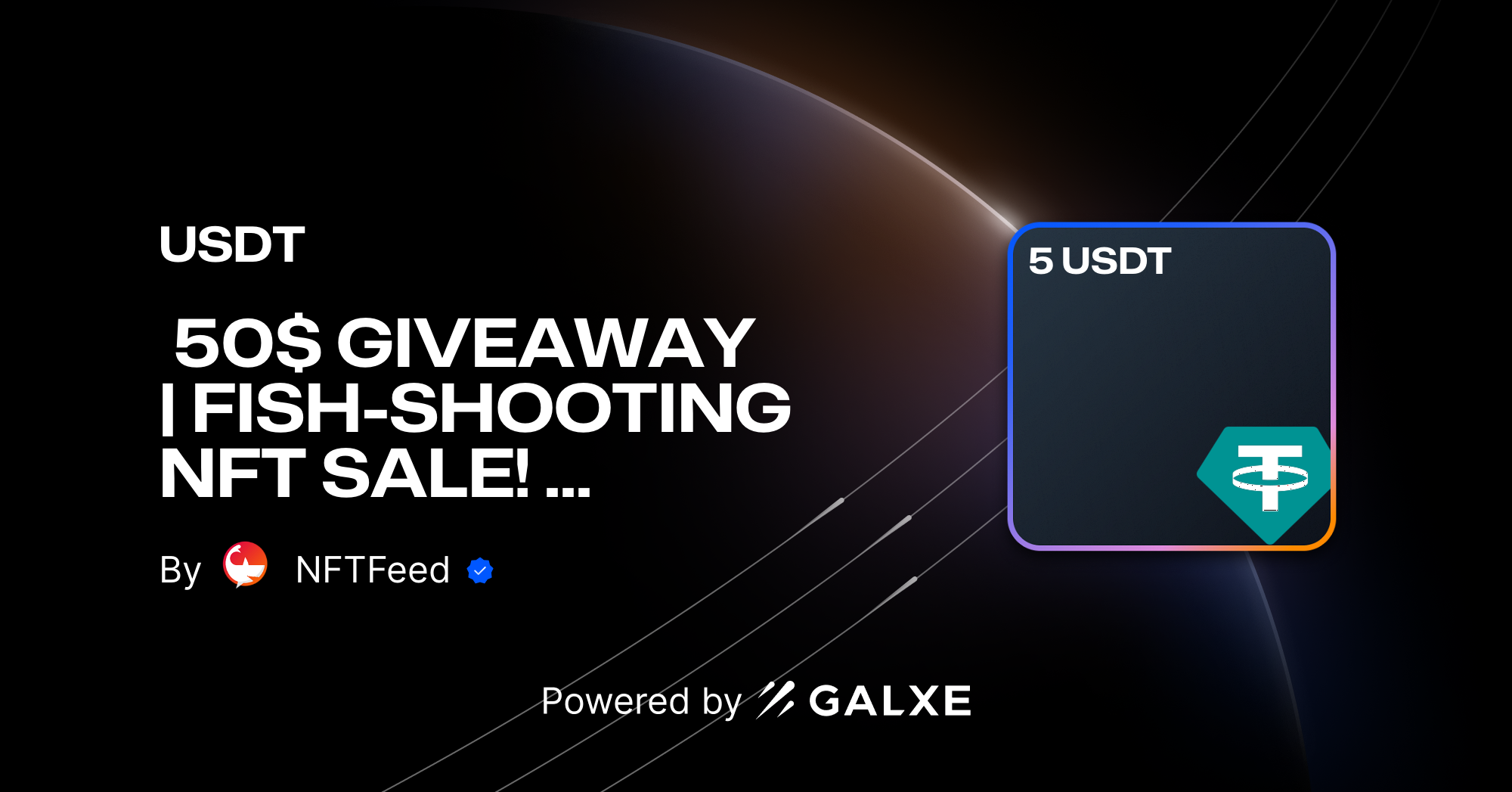 🎉 50$ GIVEAWAY | FISH-SHOOTING NFT SALE! 🎉 by NFTFeed | Galxe Quest