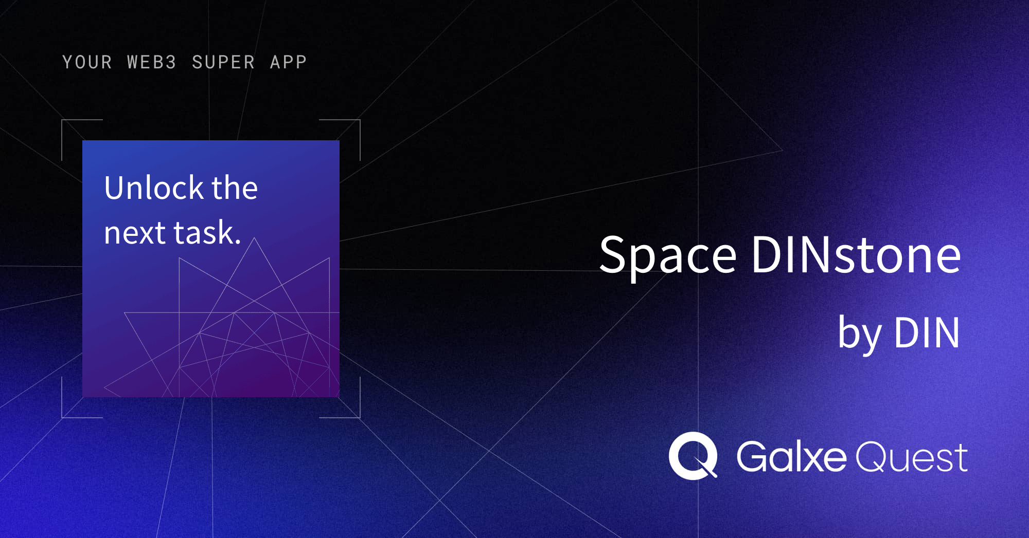 Space DINstone by DIN | Galxe Quest