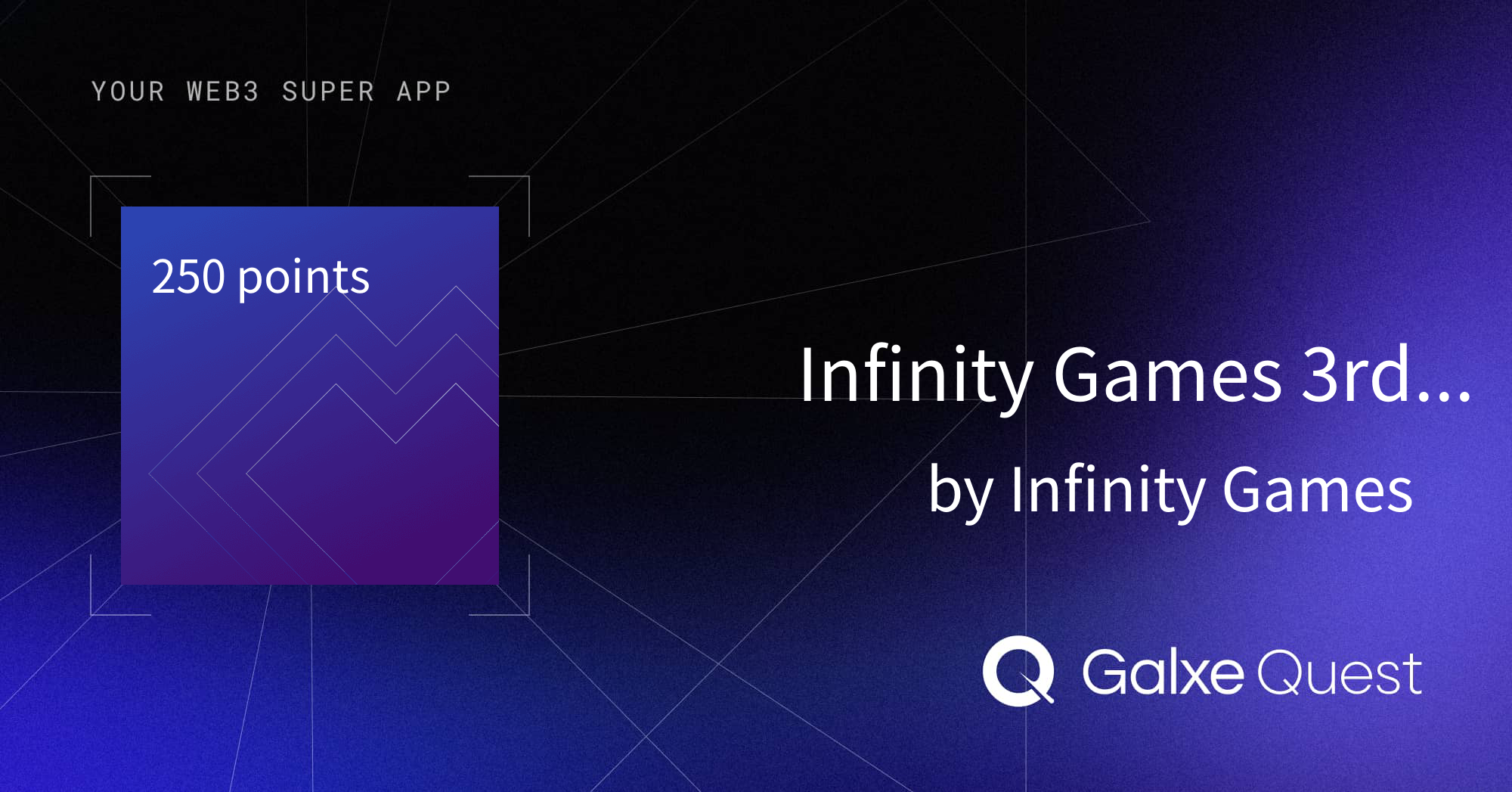 Infinity Games 3rd Community Reward - Social Media Tasks by Infinity Games | Galxe Quest