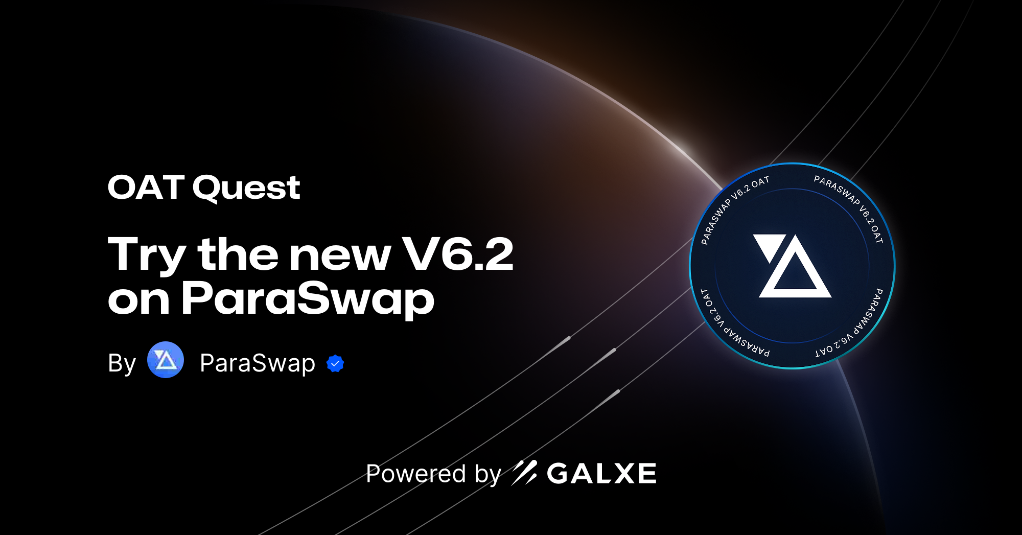Try the new V6.2 on ParaSwap by ParaSwap | Galxe Quest