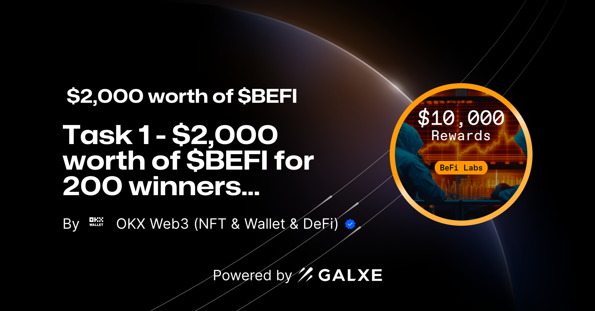 Task 1 - $2,000 worth of $BEFI for 200 winners by OKX Web3 (NFT ...