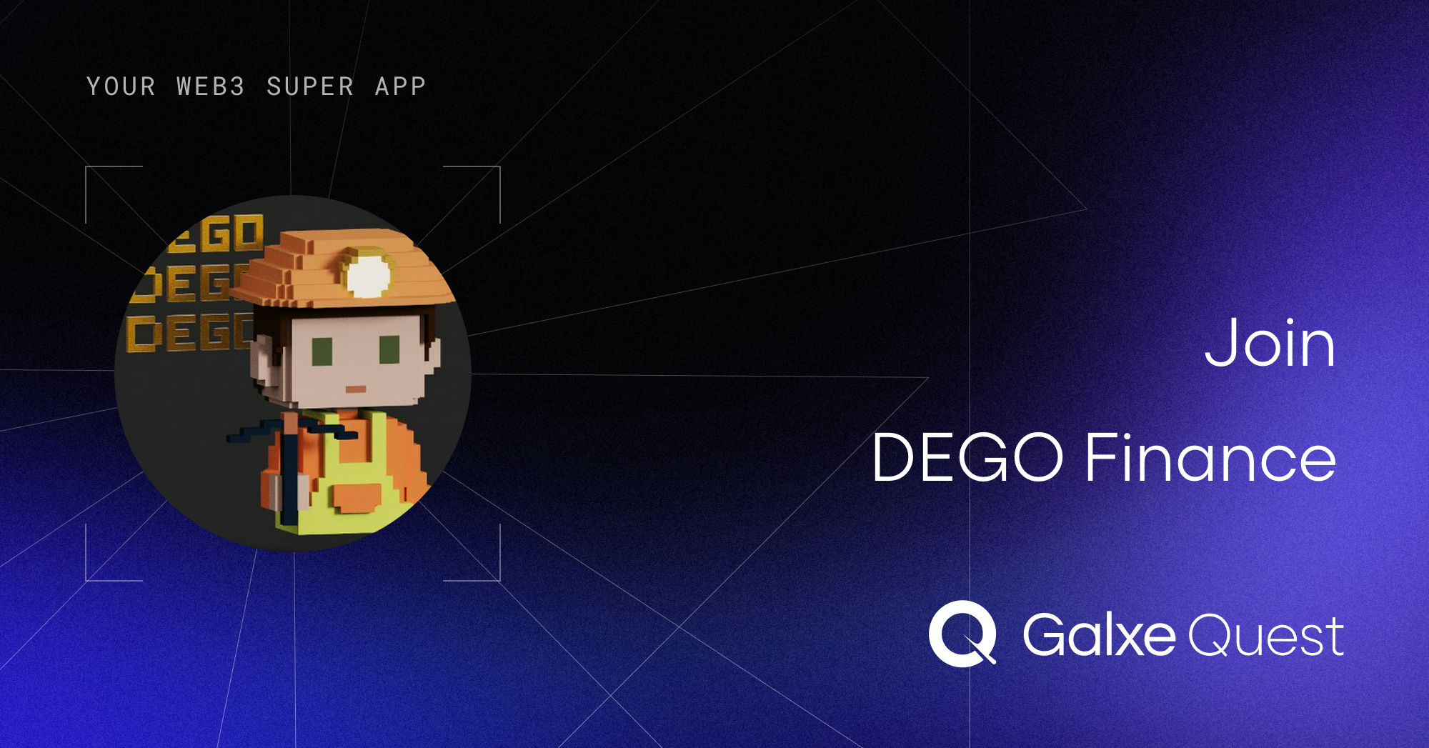 Join DEGO Finance on Galxe Quest